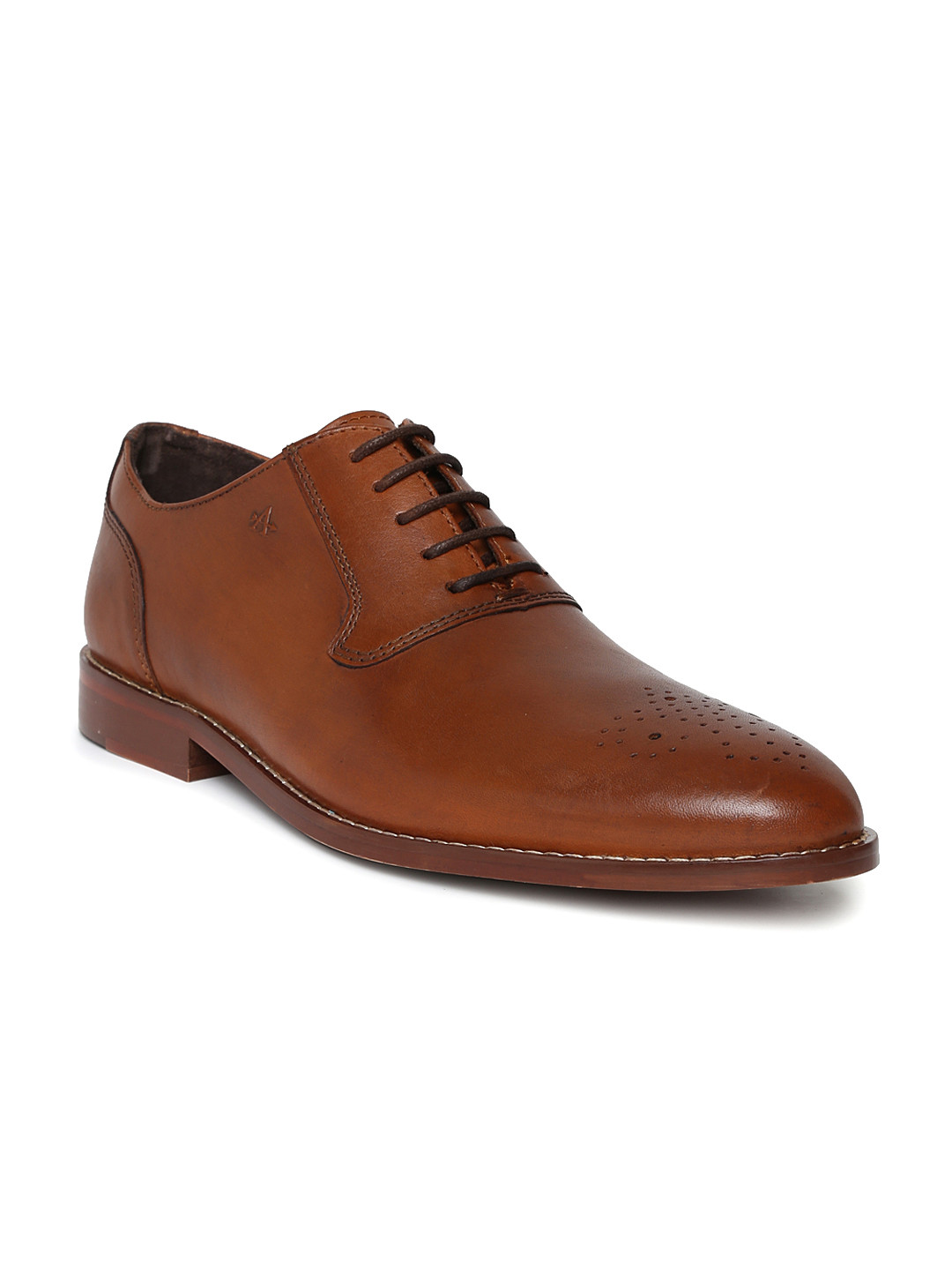 Buy Arrow Men Tan Brown Leather Thomas Formal Oxfords - Formal Shoes ...