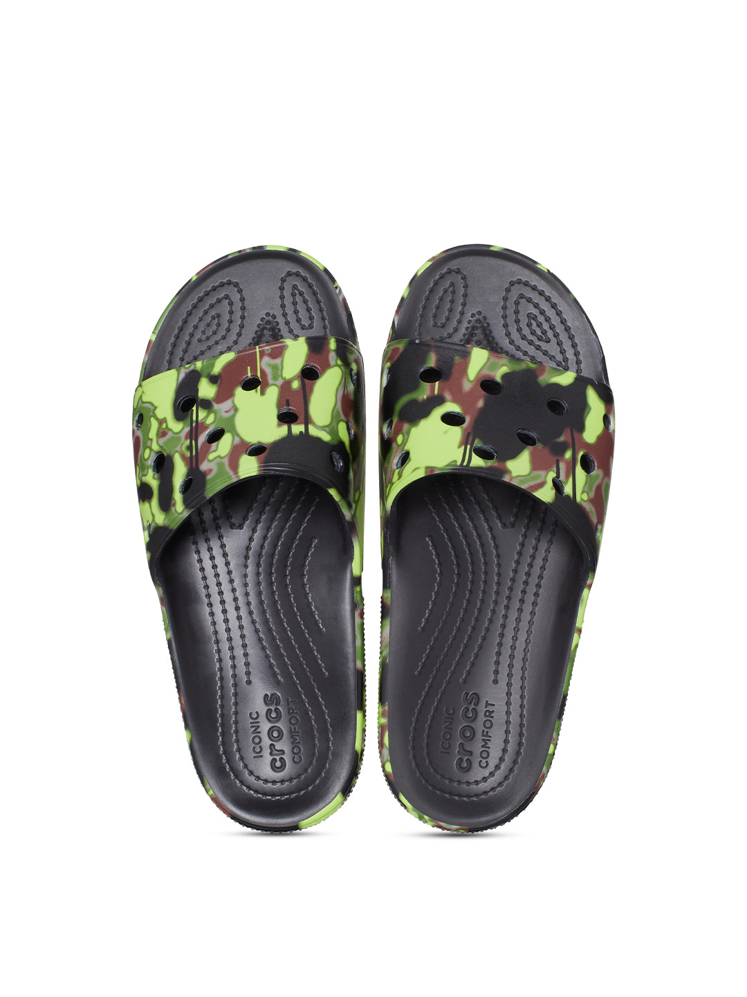 Buy Crocs Printed Croslite Sliders - Flip Flops for Unisex 22036348 ...