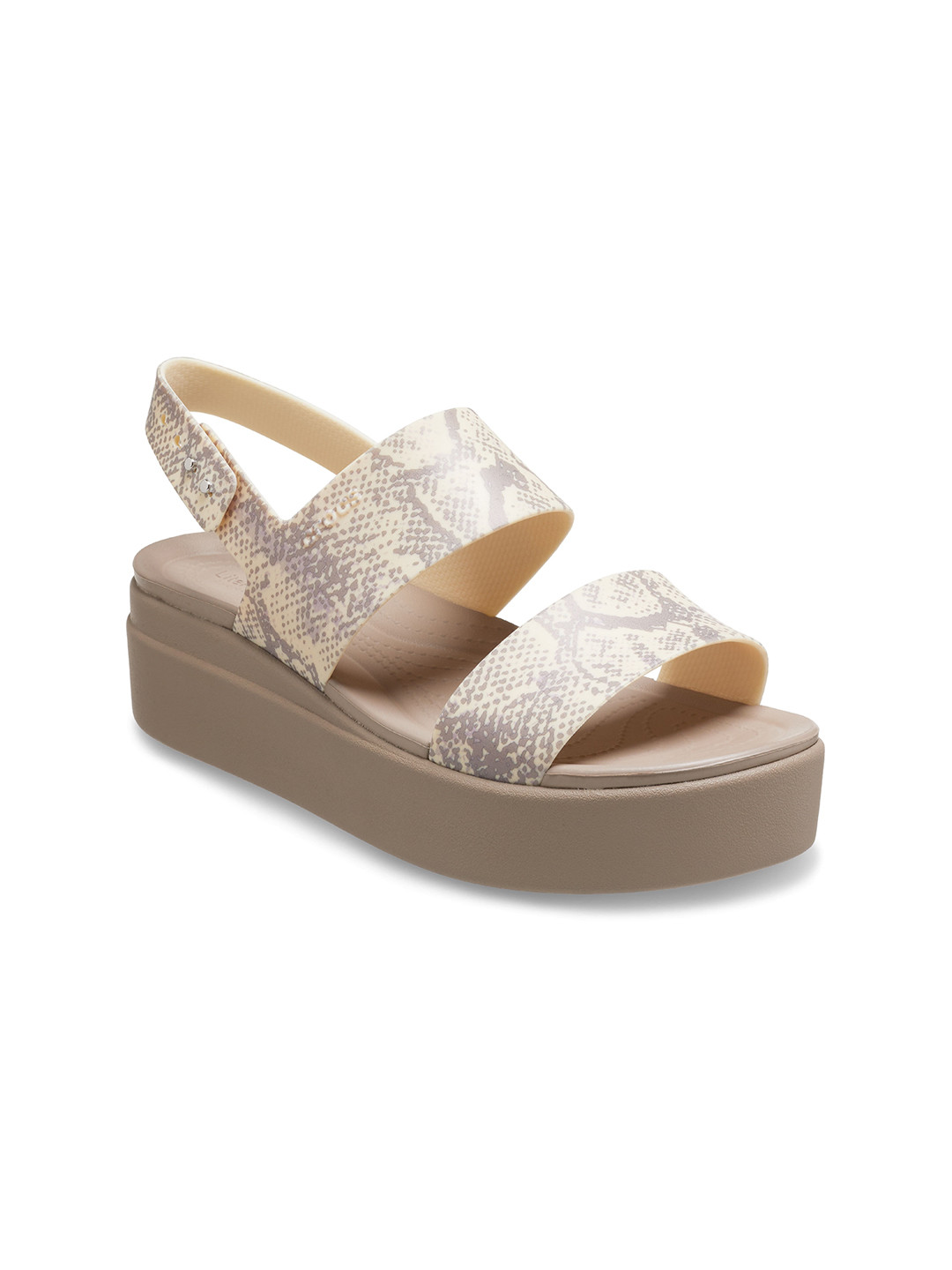 Buy Crocs Printed Open Toe Croslite Flatform Heels - Heels for Women ...