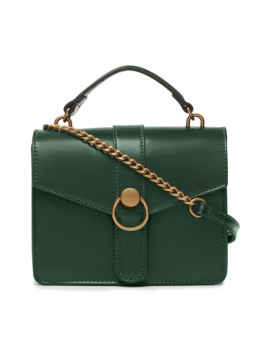 Buy MIRAGGIO Structured Buckle Detail Sling Bag - Handbags for Women ...