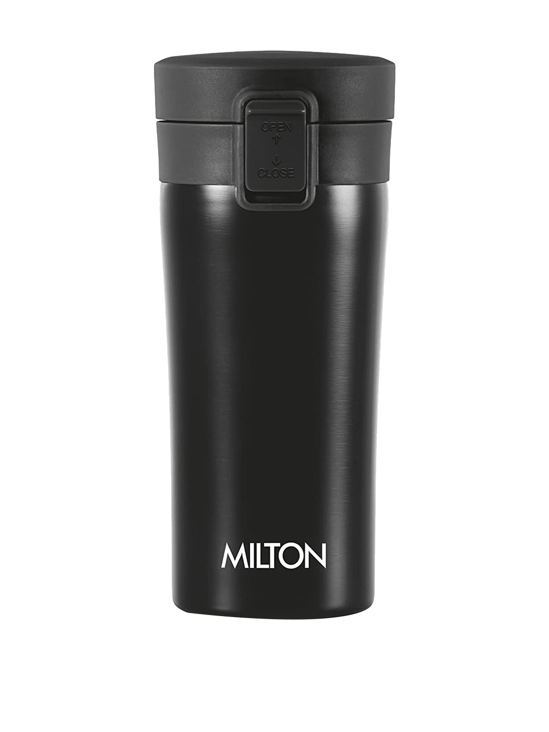 Buy Milton Coffee Mug Black Thermosteel Hot Or Cold Insulated Flask 300 ...