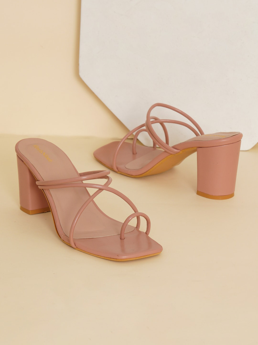 Buy HEELSNFEELS Open Toe Block Heels - Heels for Women 22039826 | Myntra