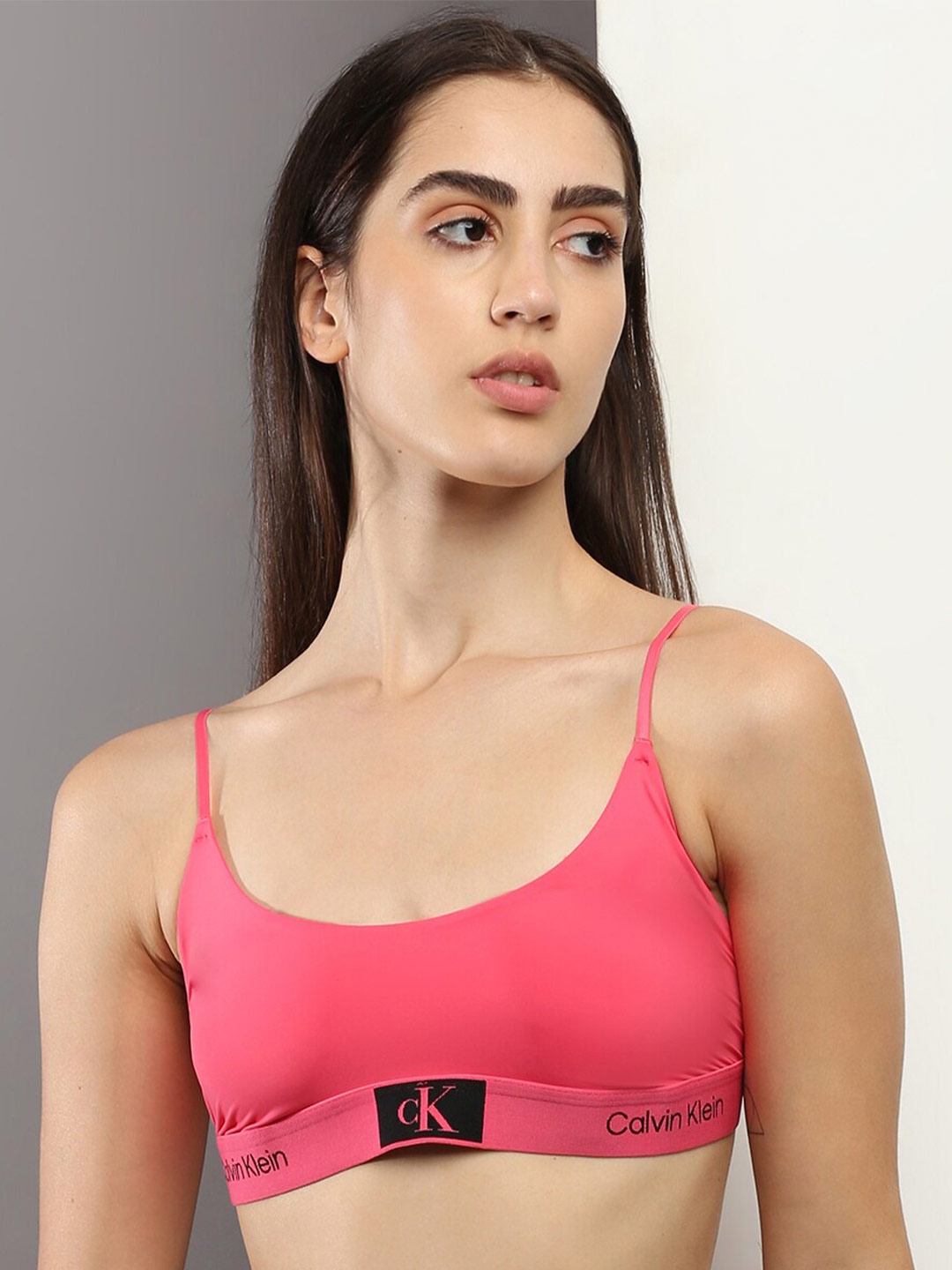 Buy Calvin Klein Underwear Lightly Padded Low Support All Day Comfort Cut And Sew Bralette Bra
