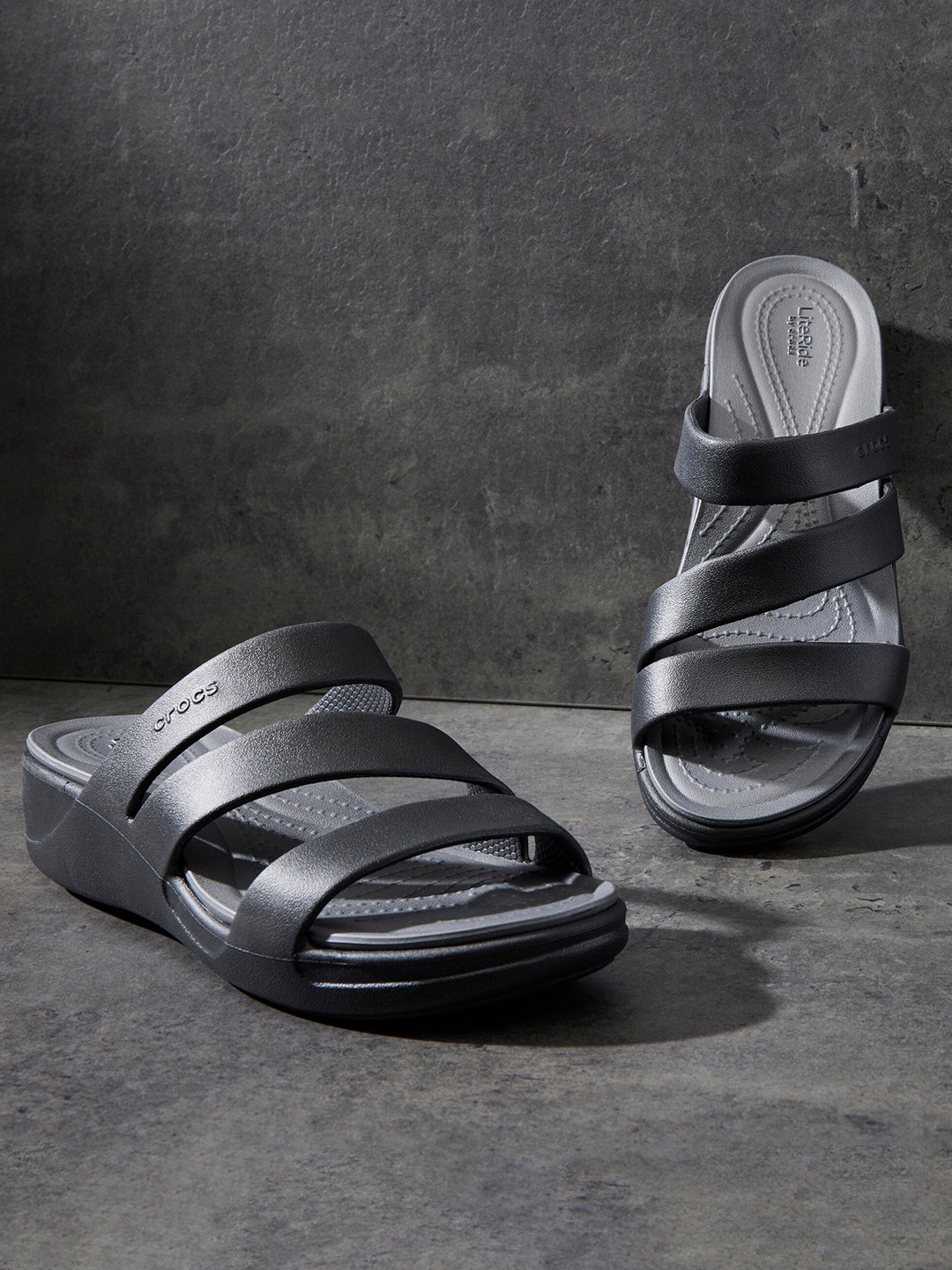 Buy Crocs Women Croslite Sliders - Flip Flops for Women 22055746 | Myntra