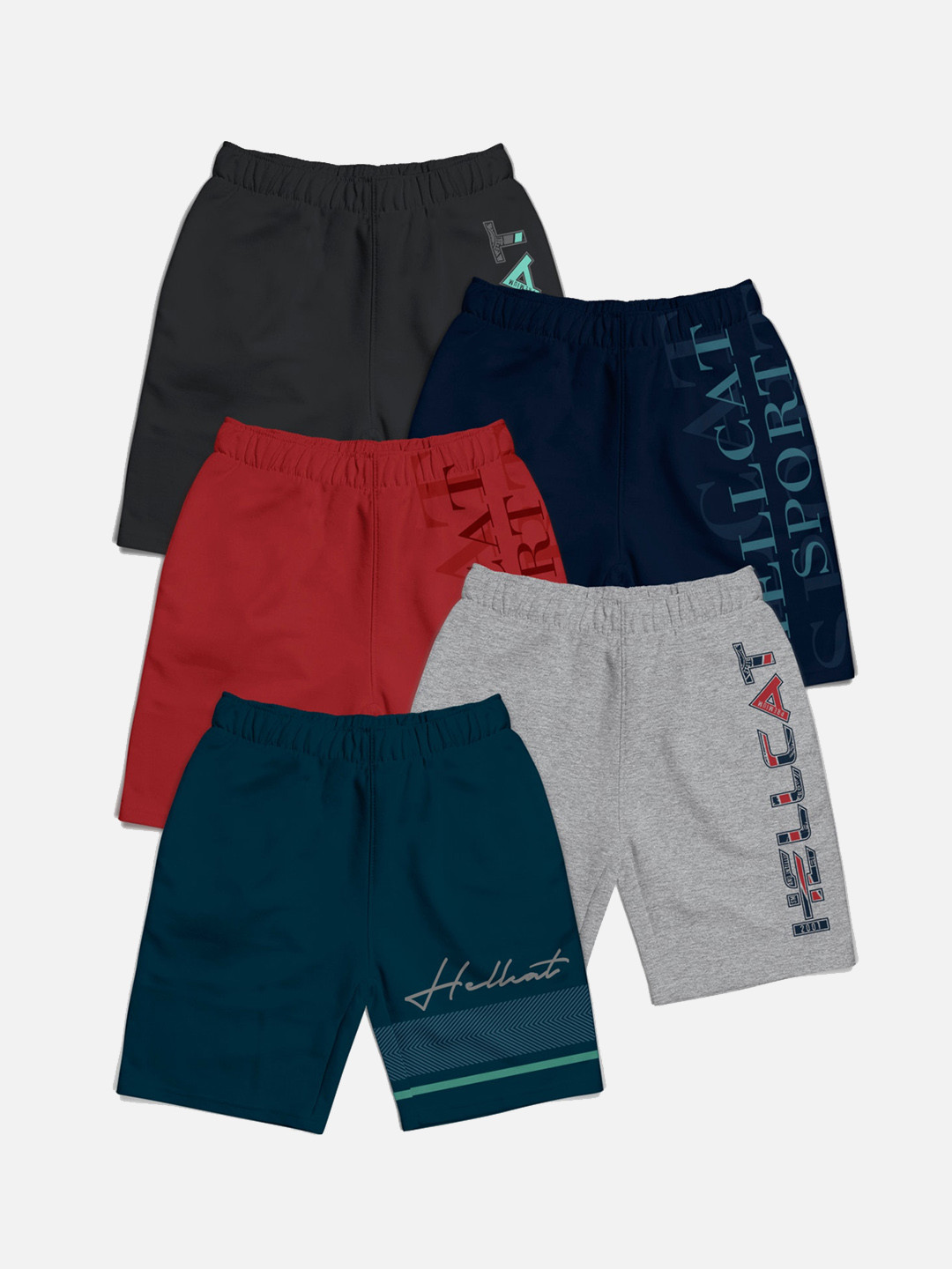 Buy HELLCAT Boys Navy Blue Sports Shorts - Shorts for Boys 22062446 ...