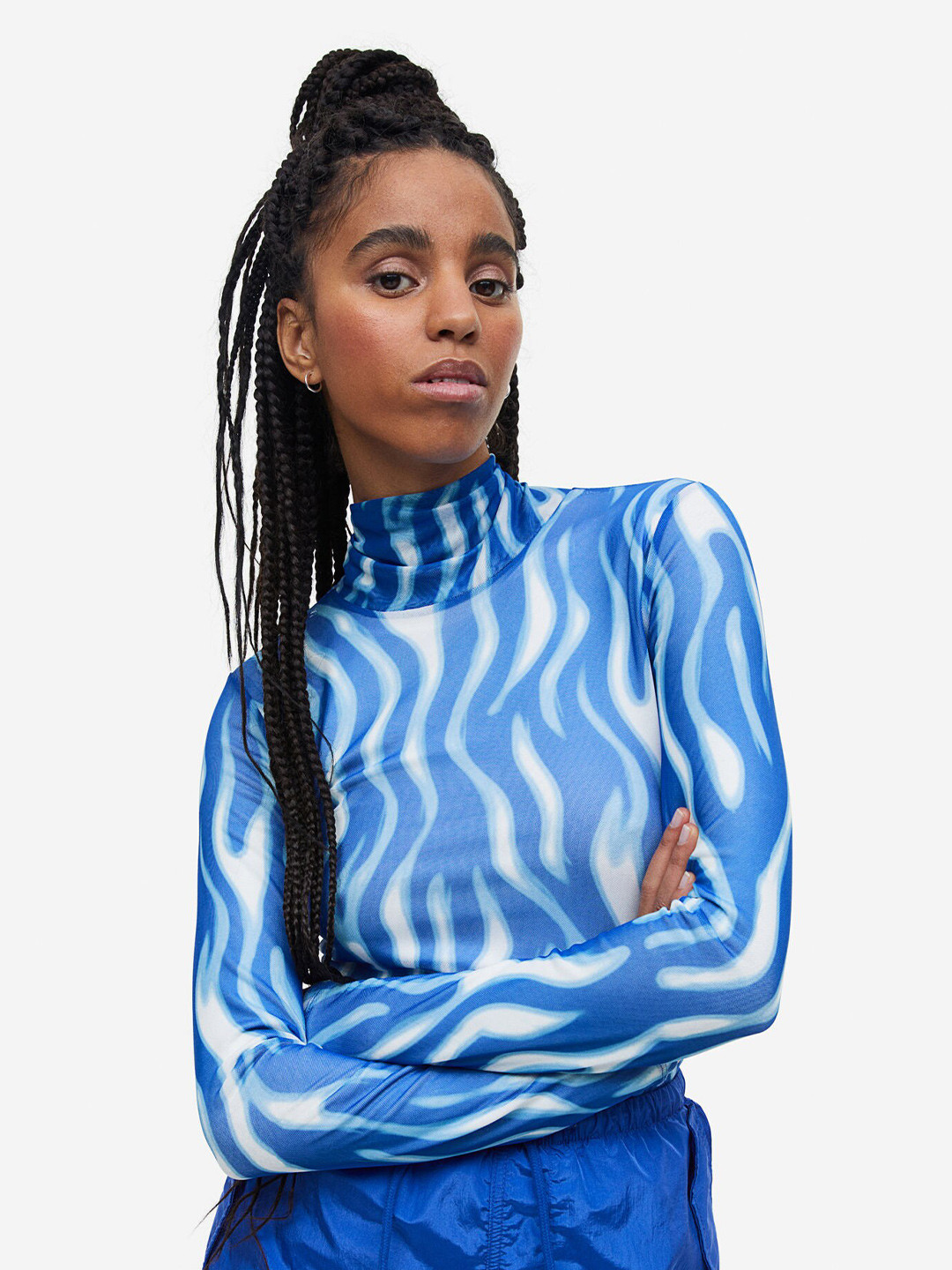 Buy H&M Fitted Mesh Top - Tops for Women 22063444 | Myntra