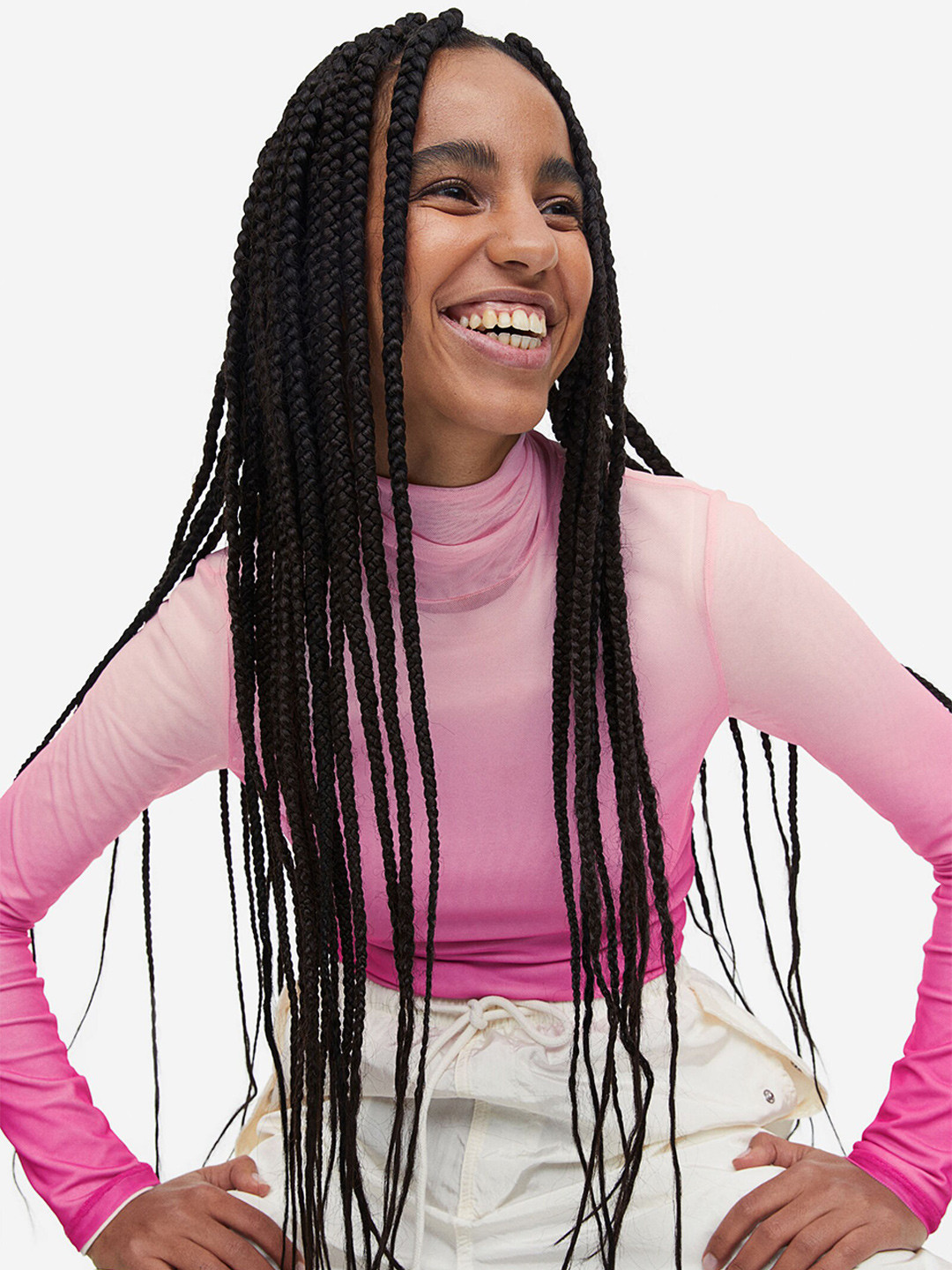 Buy H&M Fitted Mesh Top - Tops for Women 22063448 | Myntra