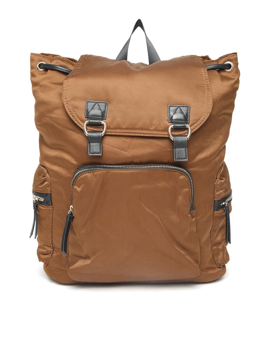 Buy MANGO Women Brown Solid Backpack - Backpacks for Women 2206572 | Myntra