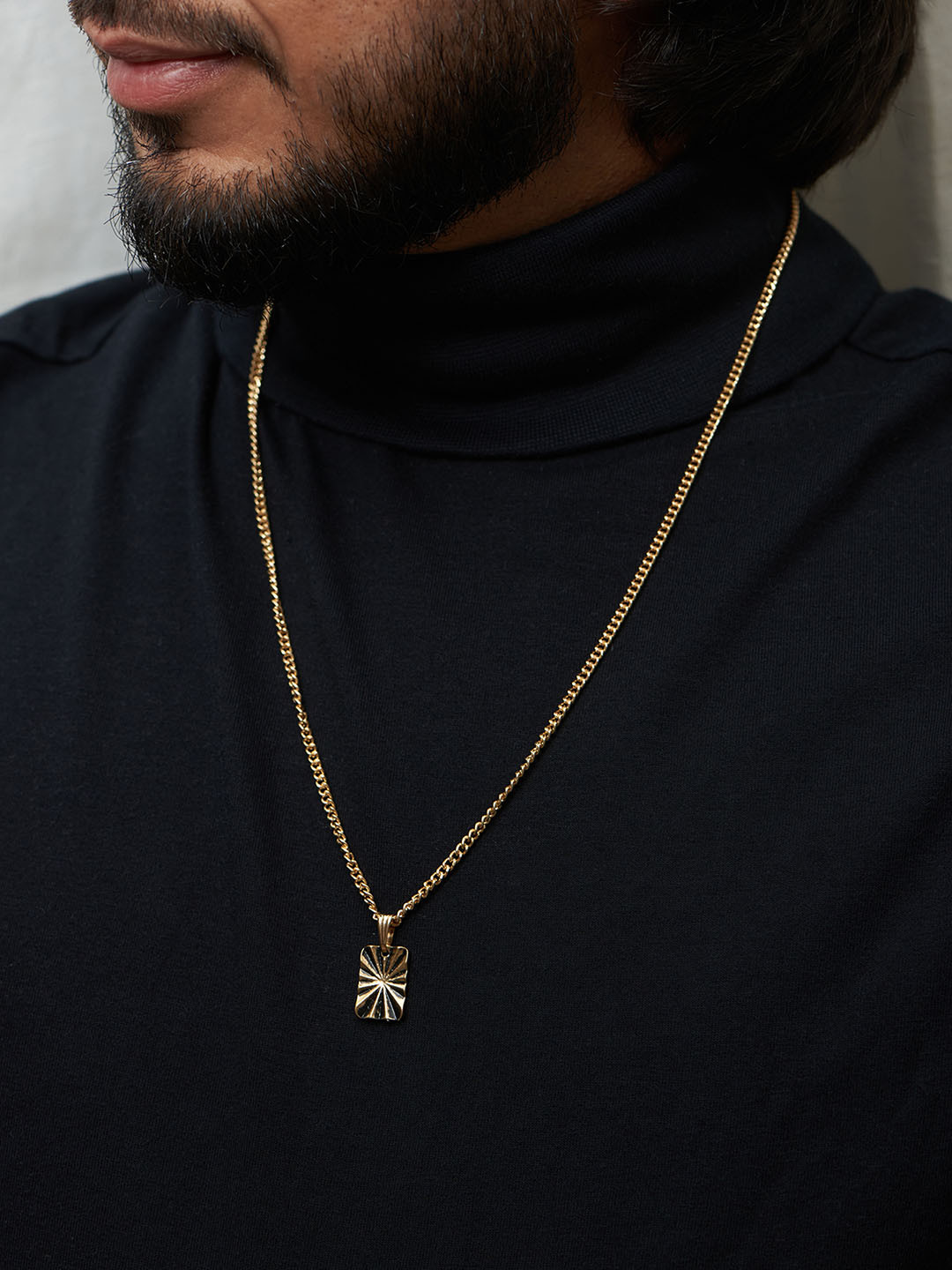 Buy The Bro Code Men Gold Plated Necklace - Necklace And Chains for Men ...