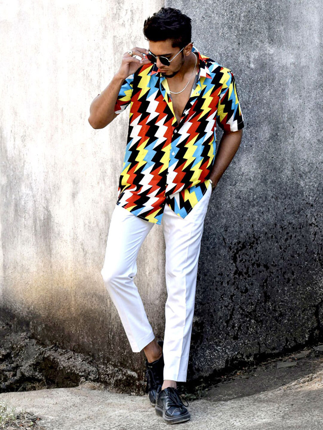 Buy Powerlook Geometric Printed Casual Shirt - Shirts for Men 22071482 ...