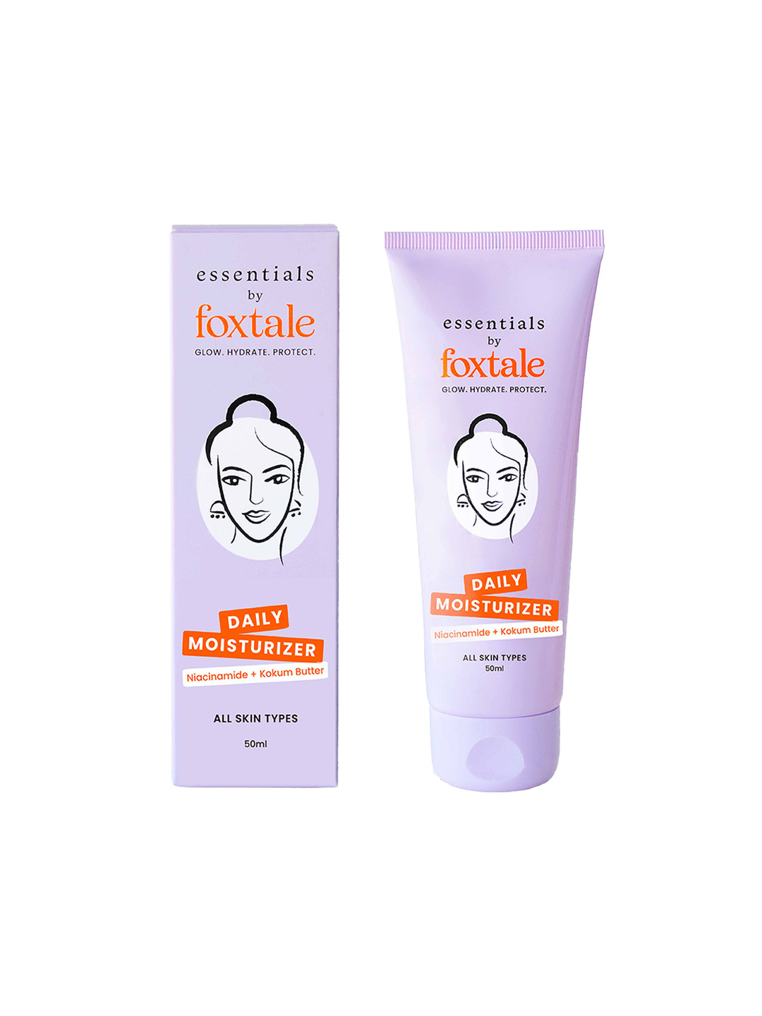 Buy FoxTale Daily Glowing Face Moisturiser 50ml - Skin Care Combo for ...