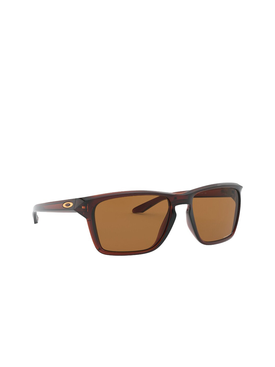 Buy OAKLEY Men UV Protected Brown Lens Rectangle Sunglasses ...