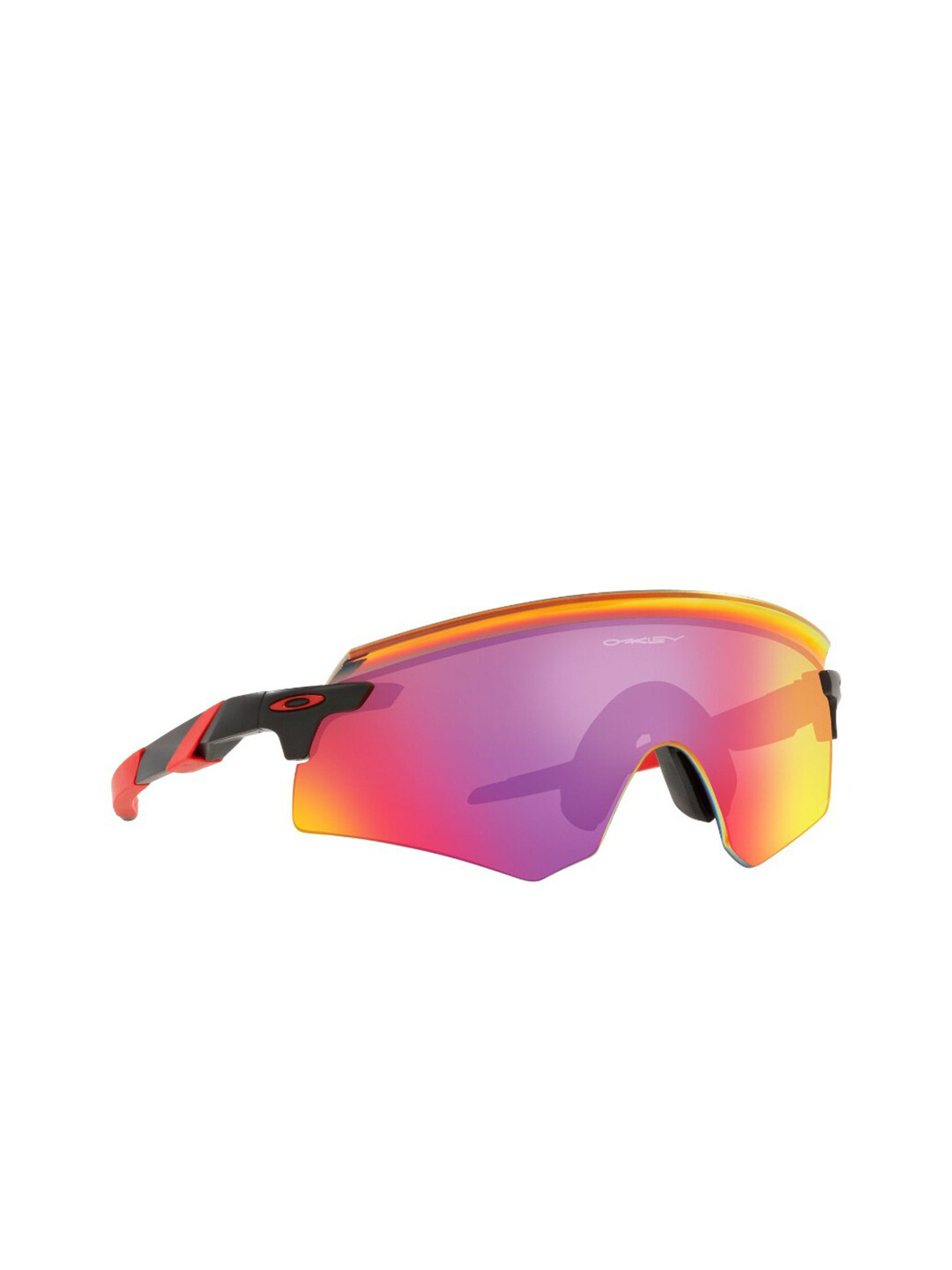Buy OAKLEY Men UV Protected Red Lens Rectangle Sunglasses ...