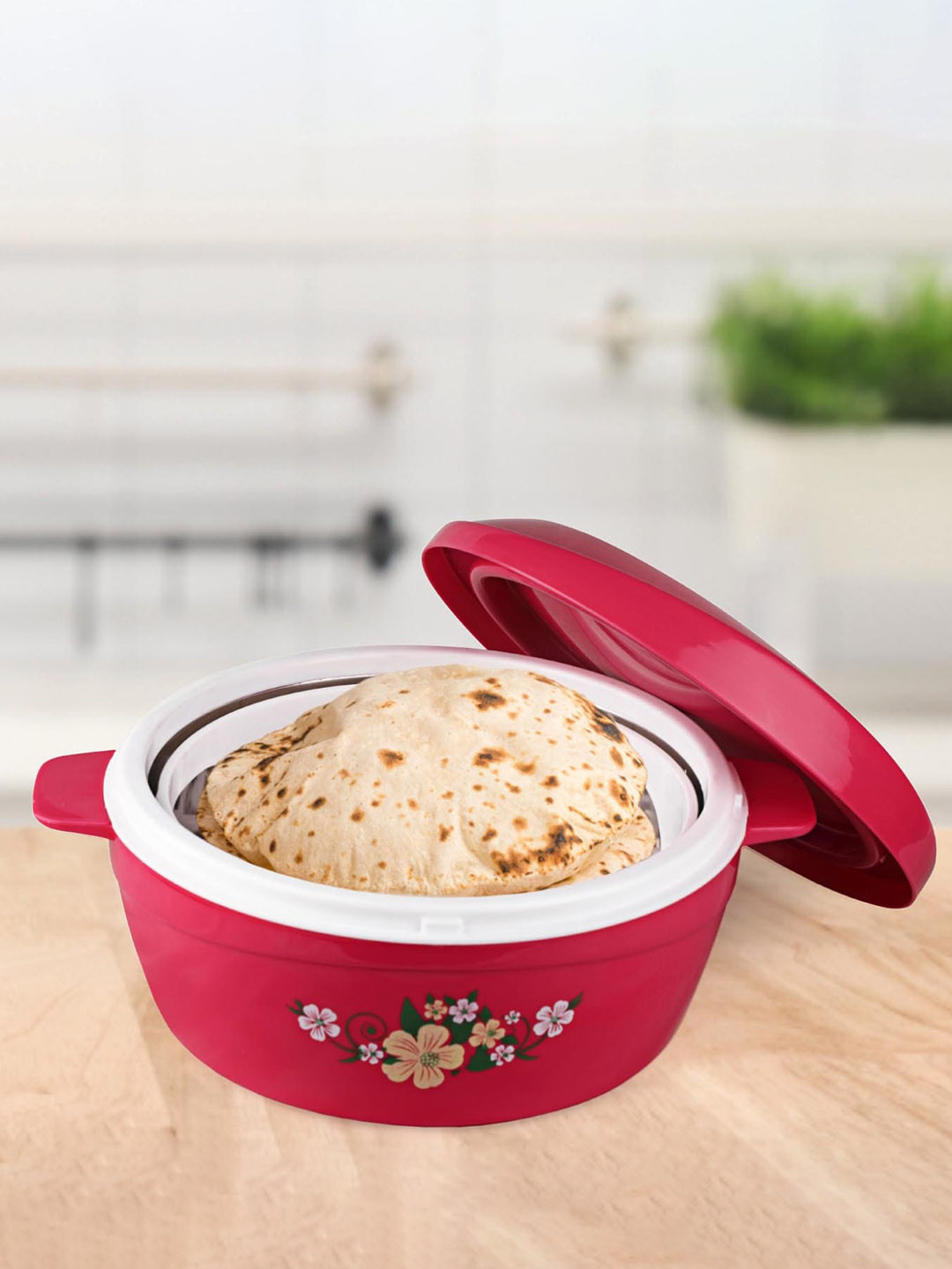 Buy Cello Roti Plus Pink Insulated Casserole 1.5 L - Casserole for ...