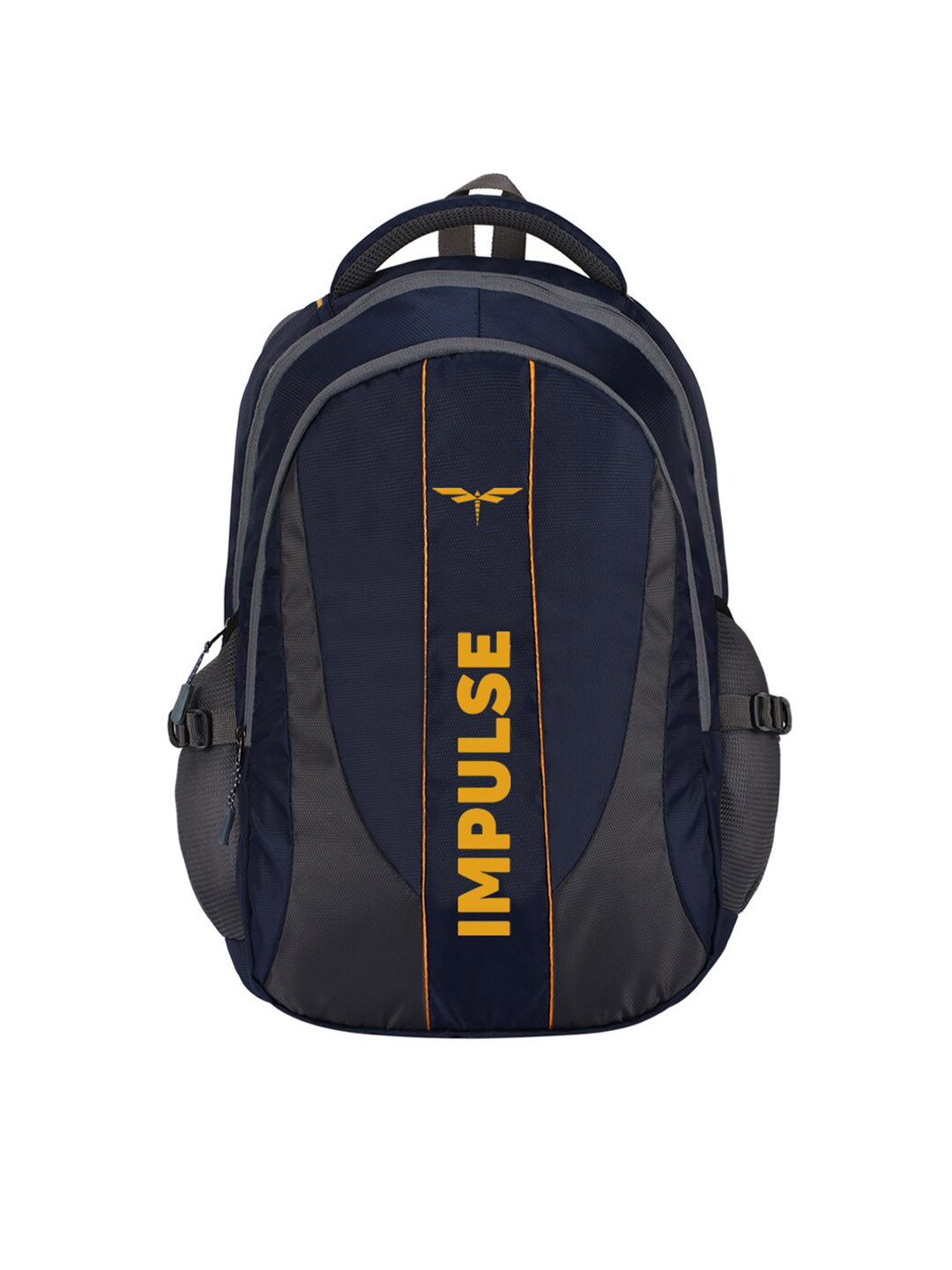 Buy Impulse Brand Logo Printed Large Backpack With Compression Straps ...
