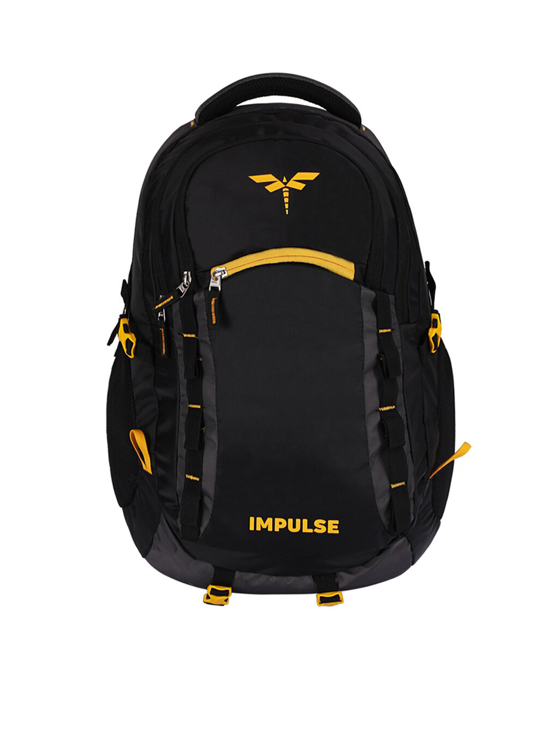 Buy Impulse Brand Logo Printed Large Backpack With Compression Straps ...