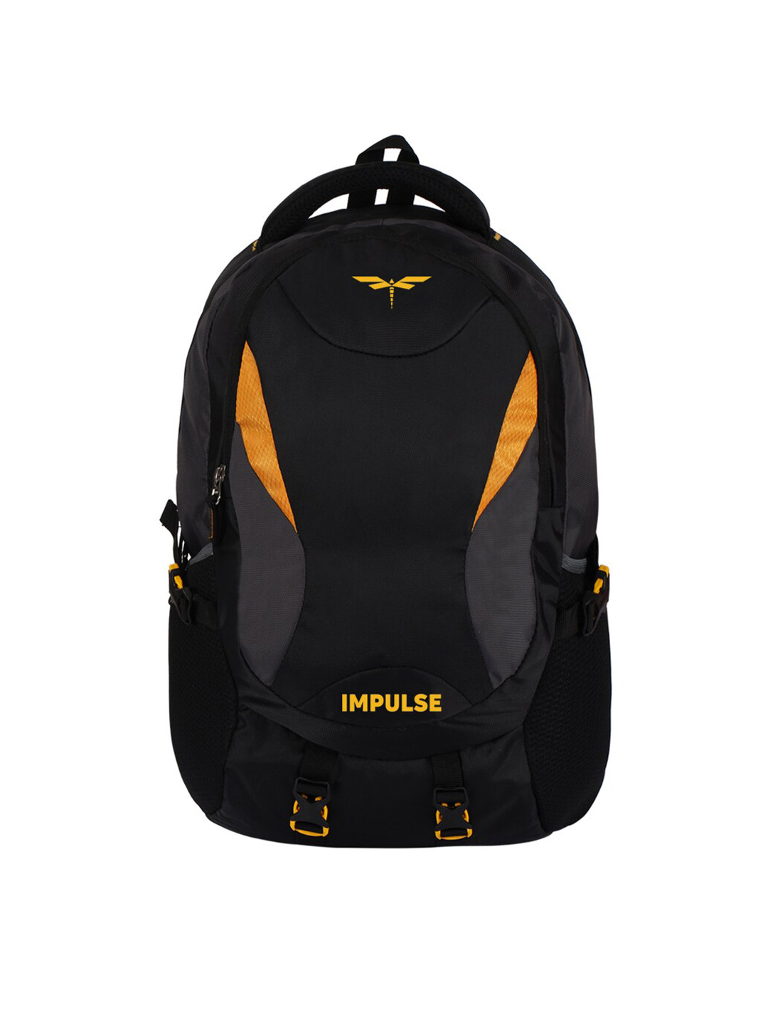 Buy Impulse Brand Logo Printed Large Backpack With Compression Straps ...