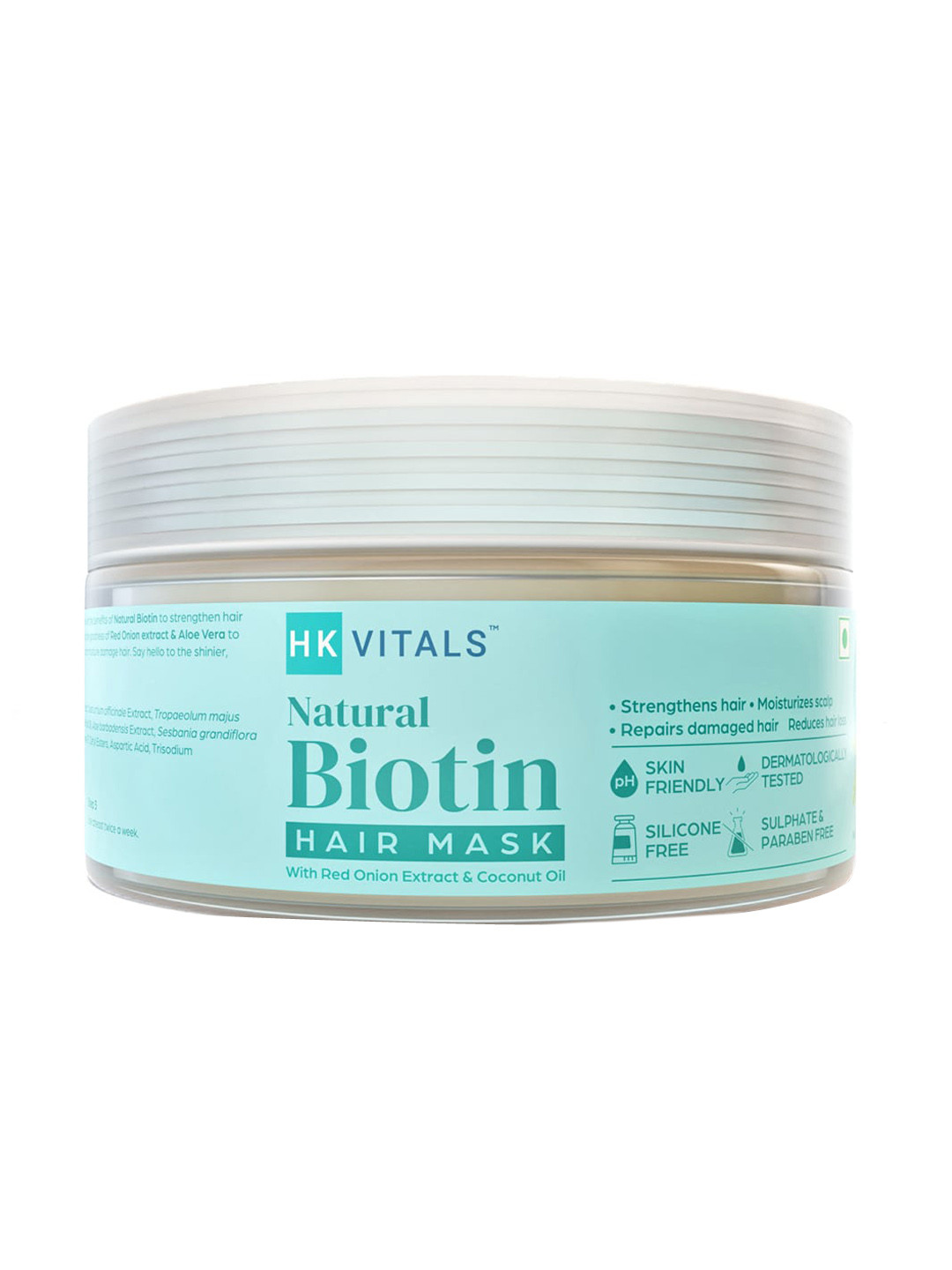 Buy HK VITALS Natural Biotin Hair Mask For Reduces Hair Loss 200 Gm ...