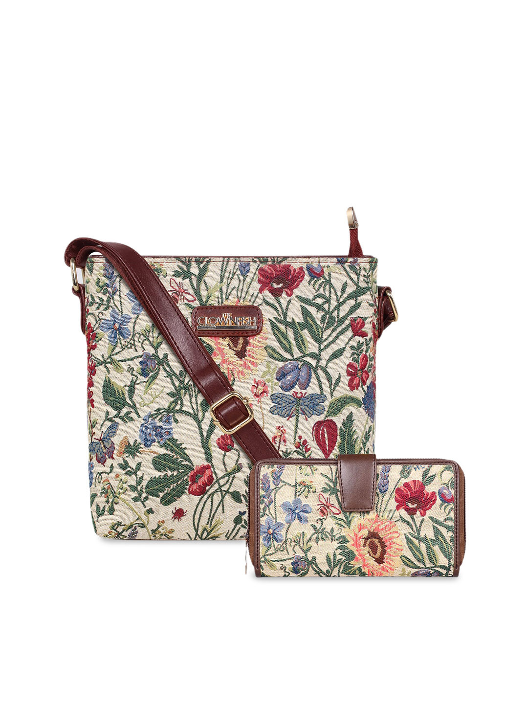 Buy THE CLOWNFISH Linda & Stella Floral Printed Structured Structured ...