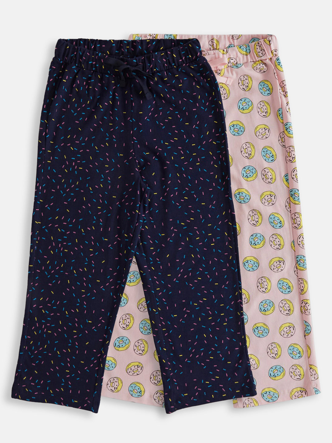 Buy Pantaloons Junior Girls Pack Of 2 Printed Cotton Capris - Capris ...