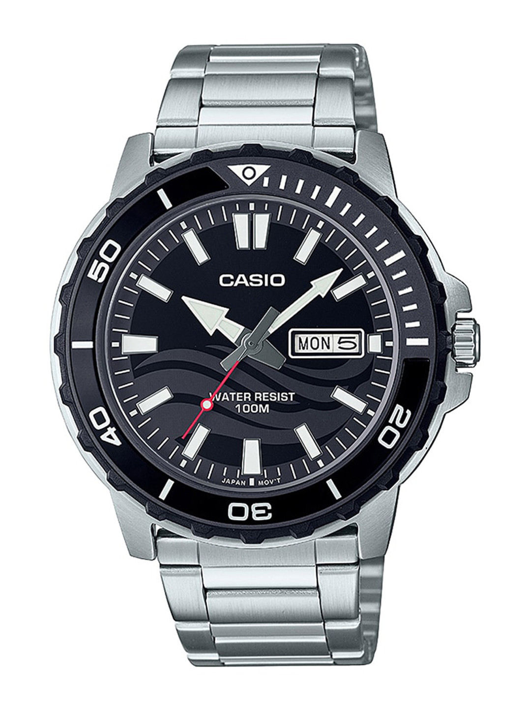Buy CASIO Men Stainless Steel Bracelet Style Straps Analogue - Watches ...