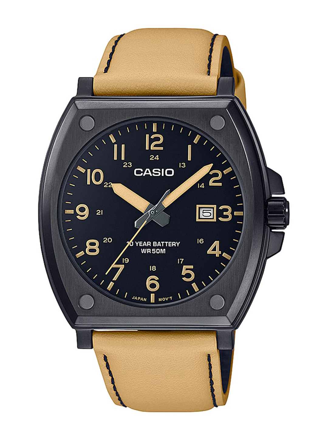 Buy CASIO Men Leather Straps Analogue Watch - Watches for Men 22114896 ...