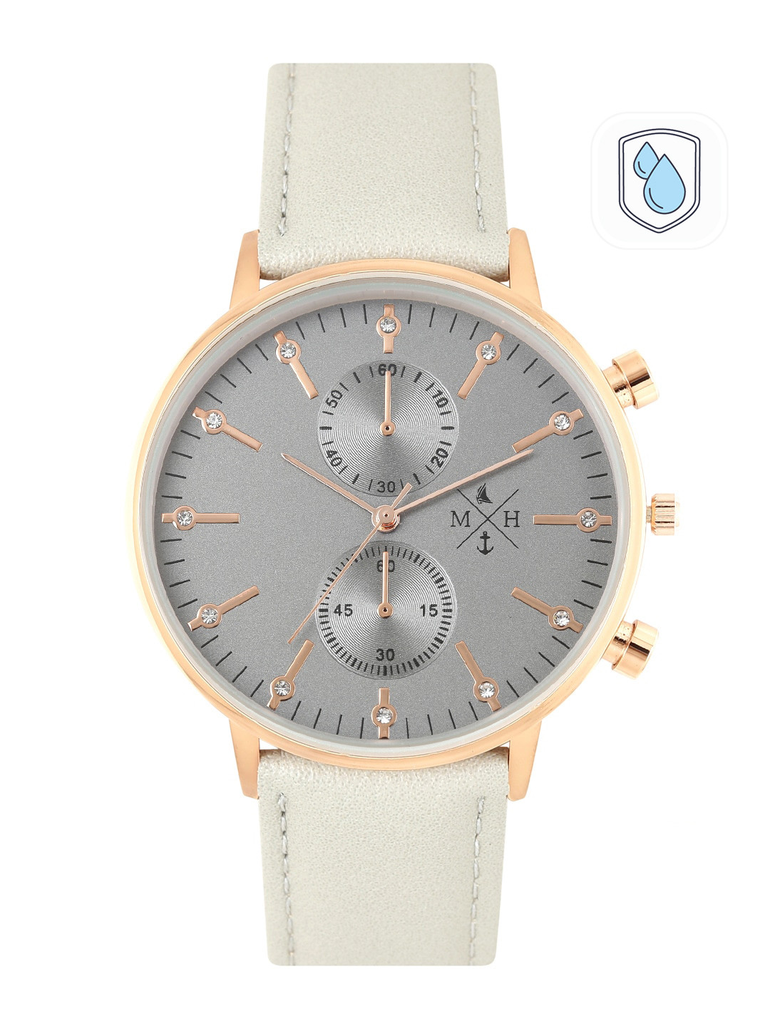 Buy Mast & Harbour Unisex Grey Analogue Watch MFB PN SNT C01 - Watches ...