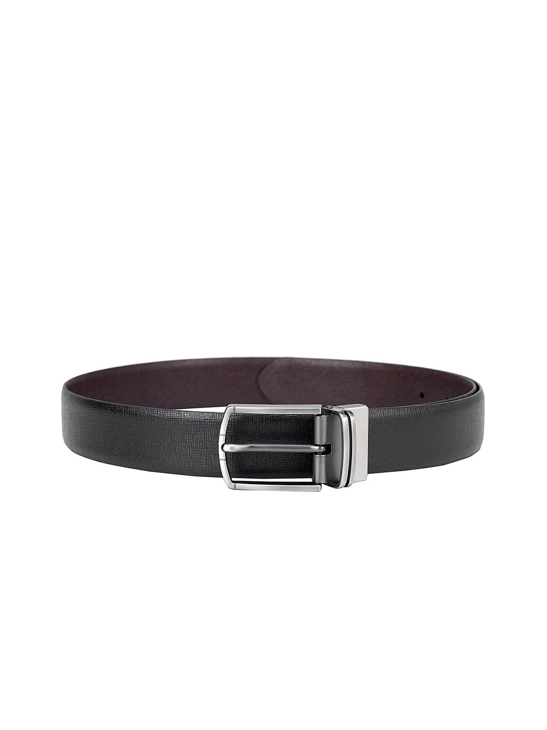 Buy Da Milano Men Textured Tang Closure Leather Formal Belt - Belts for ...