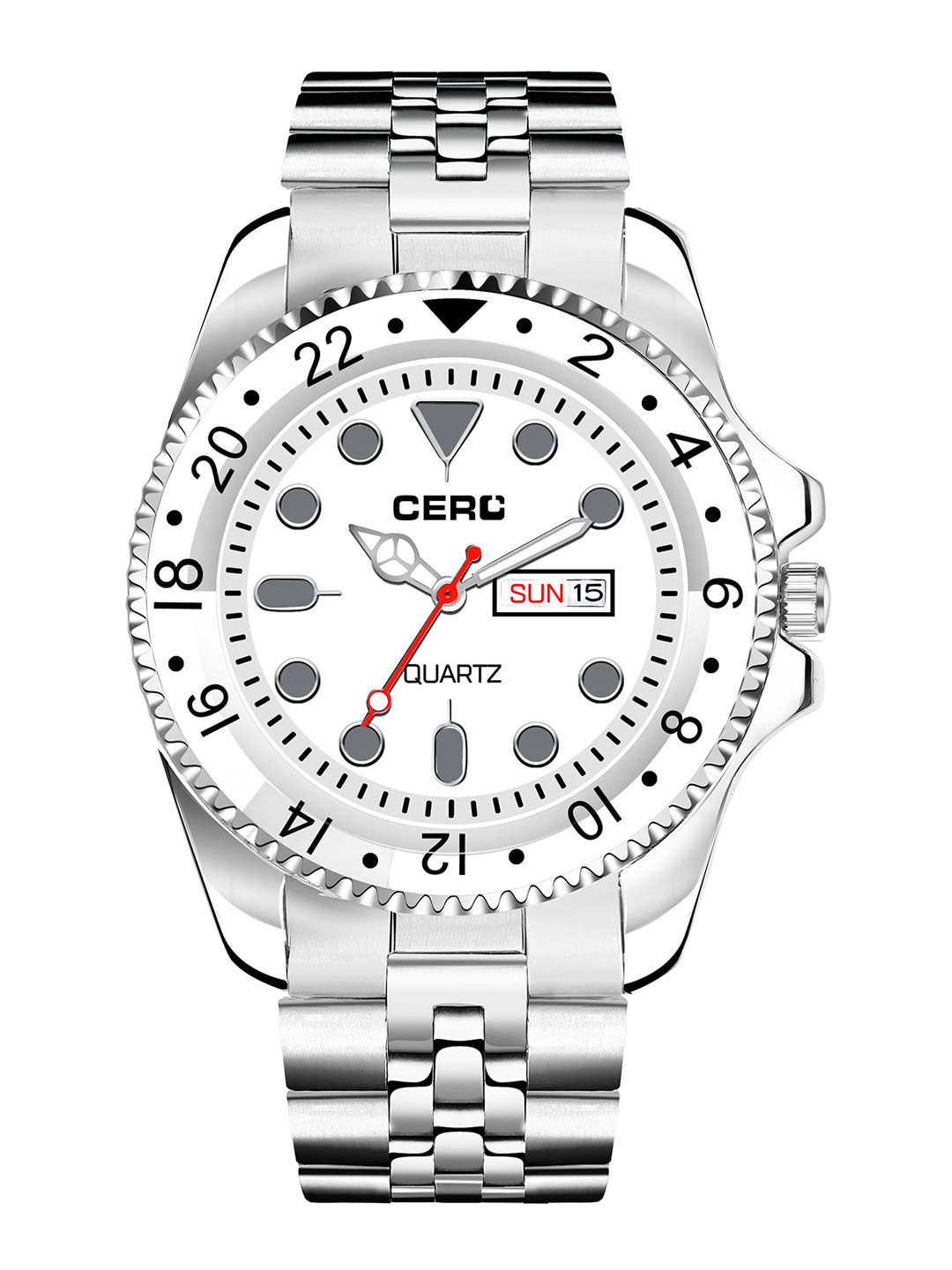 Buy CERO Printed Brass Dial & Stainless Steel Straps Analogue Watch ...