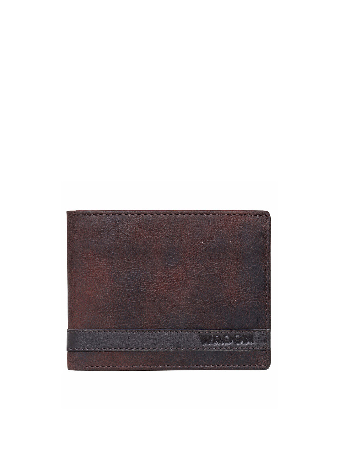 Buy WROGN Men Leather Two Fold Wallet - Wallets for Men 22126284 | Myntra