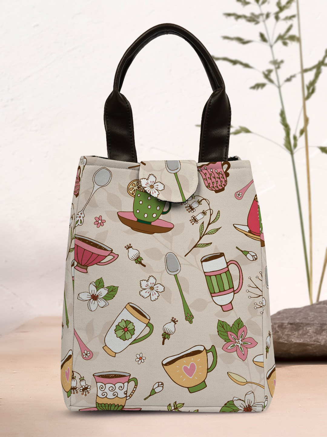 Buy Crazy Corner Canvas Printed Lunch Bag - Travel Accessory for Unisex ...