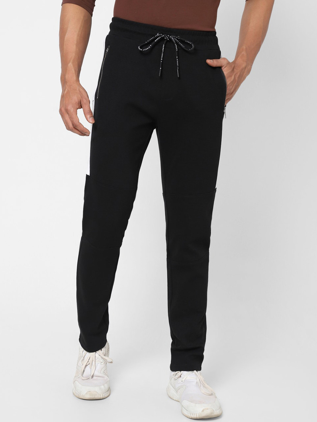 Buy Street Armor By Pantaloons Men Side Zipper Pocket Track Pants ...