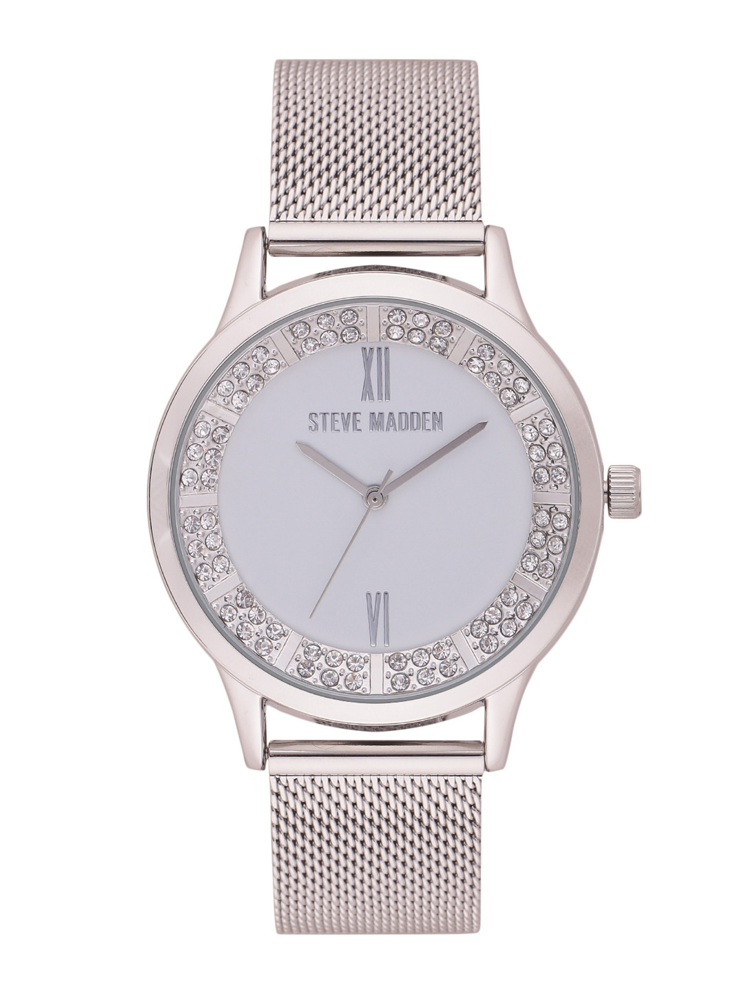 Buy Steve Madden Women Silver Toned Analogue Watch SMW089 - Watches for ...