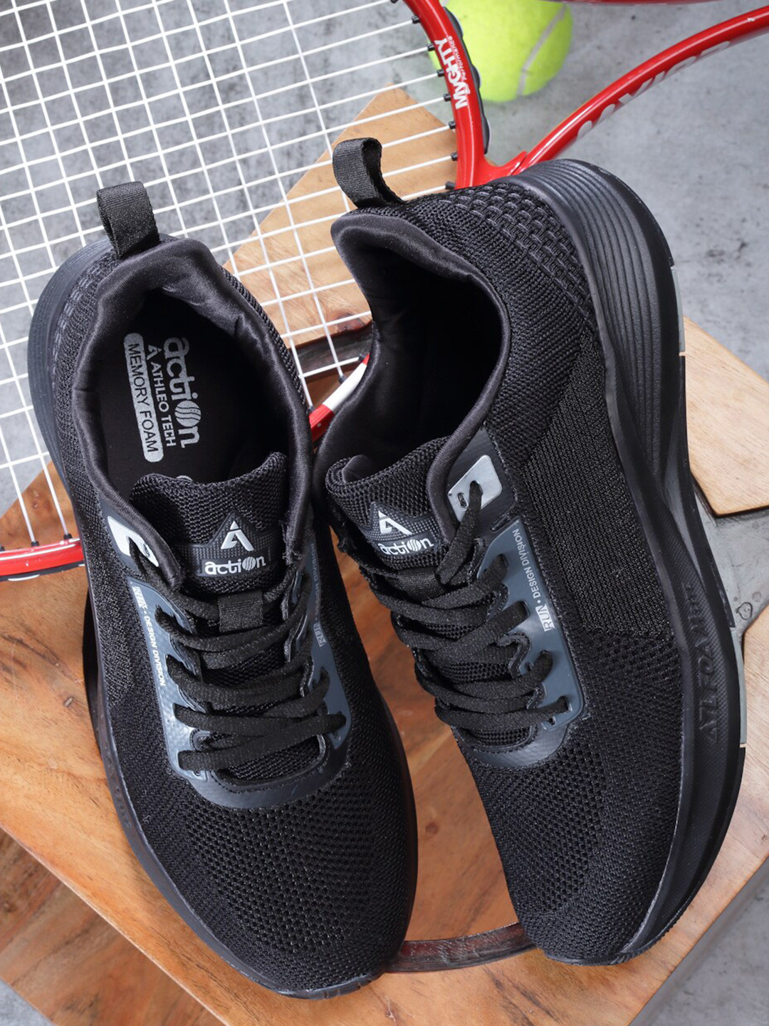 Buy Action Men Mesh Running Non Marking Sports Shoes ATG 711 - Sports ...