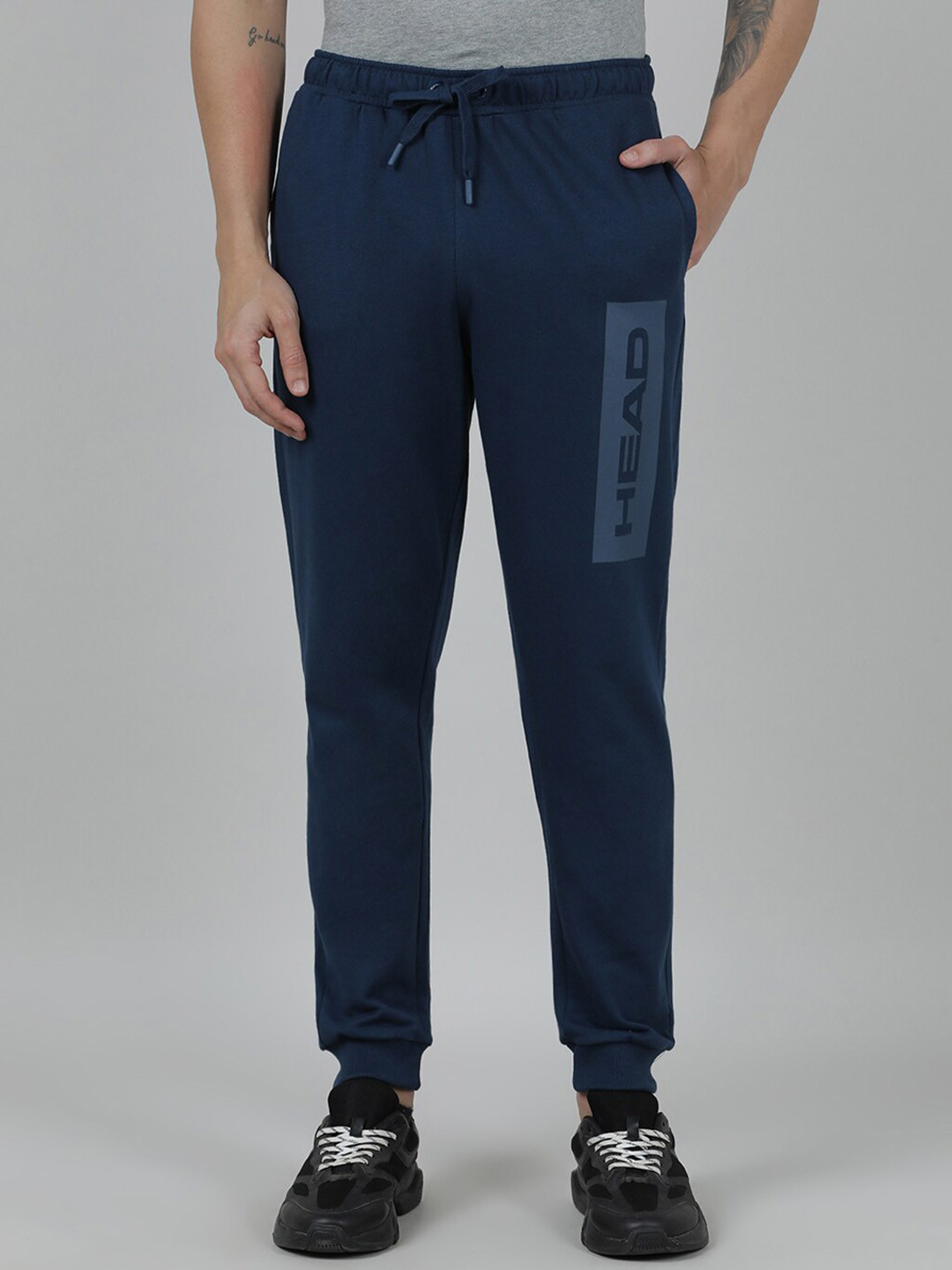 Buy Head Men Brand Logo Detail Slim Fit Joggers - Track Pants for Men ...