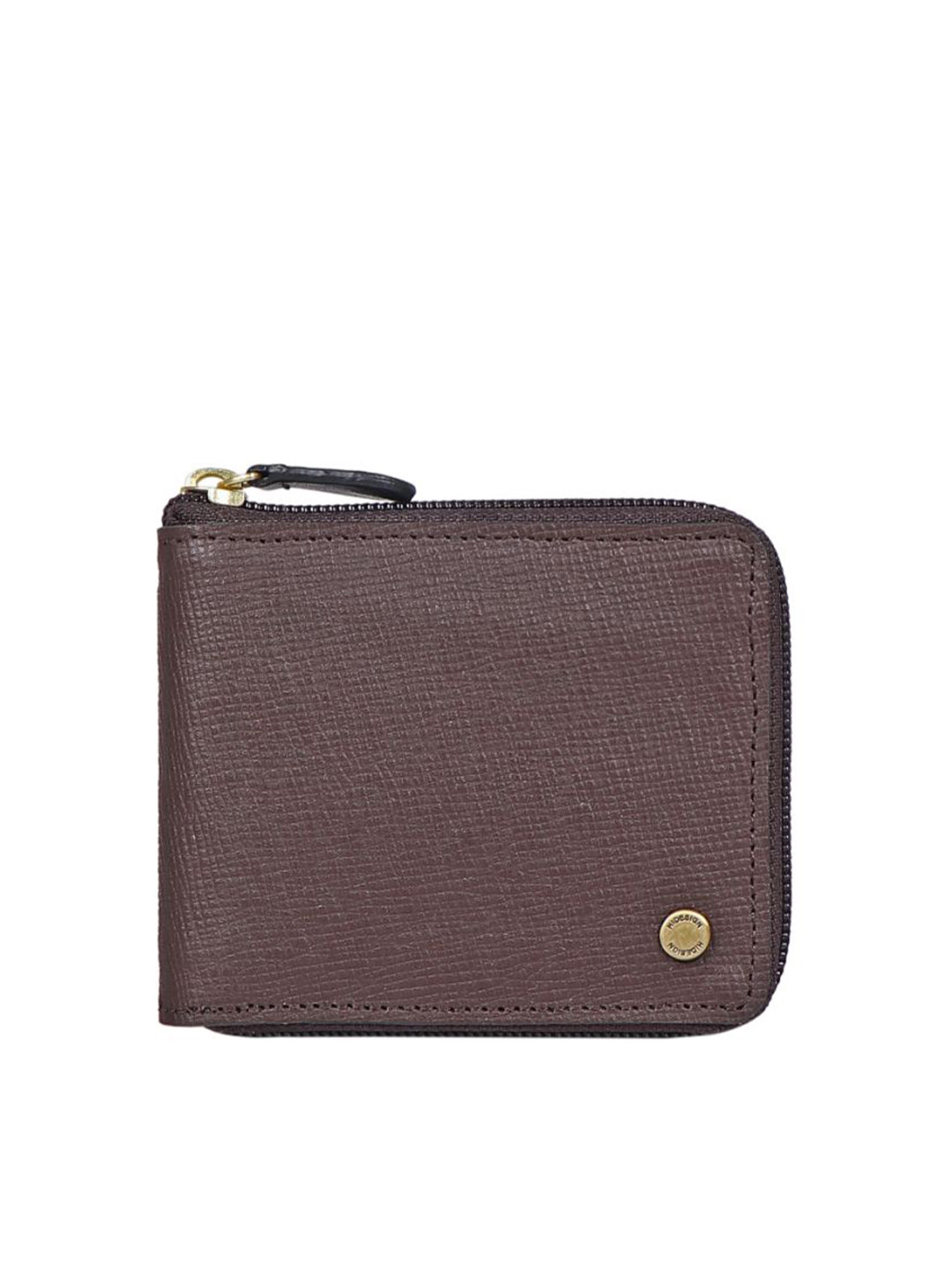 Buy Hidesign Men Textured Leather Zip Around Wallet - Wallets for Men ...