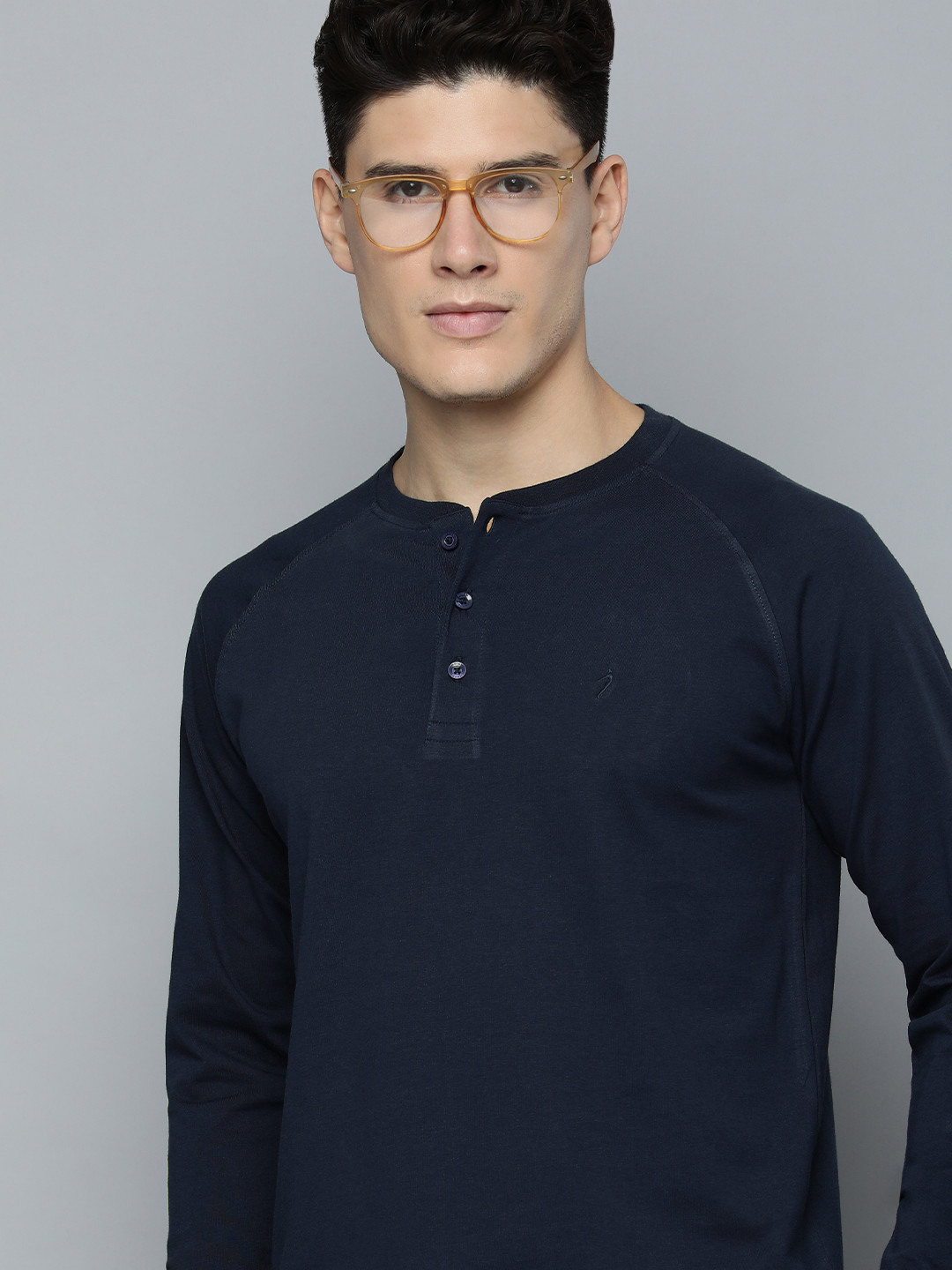 Buy Indian Terrain Henley Neck Pure Cotton T Shirt - Tshirts for Men ...