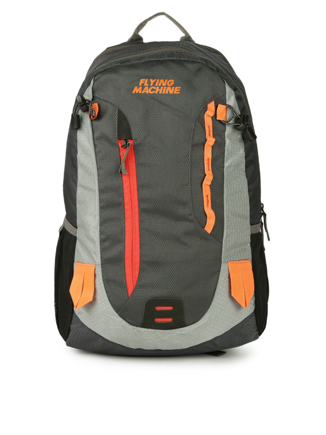 Buy Flying Machine Men Charcoal Grey Backpack - Backpacks for Men ...