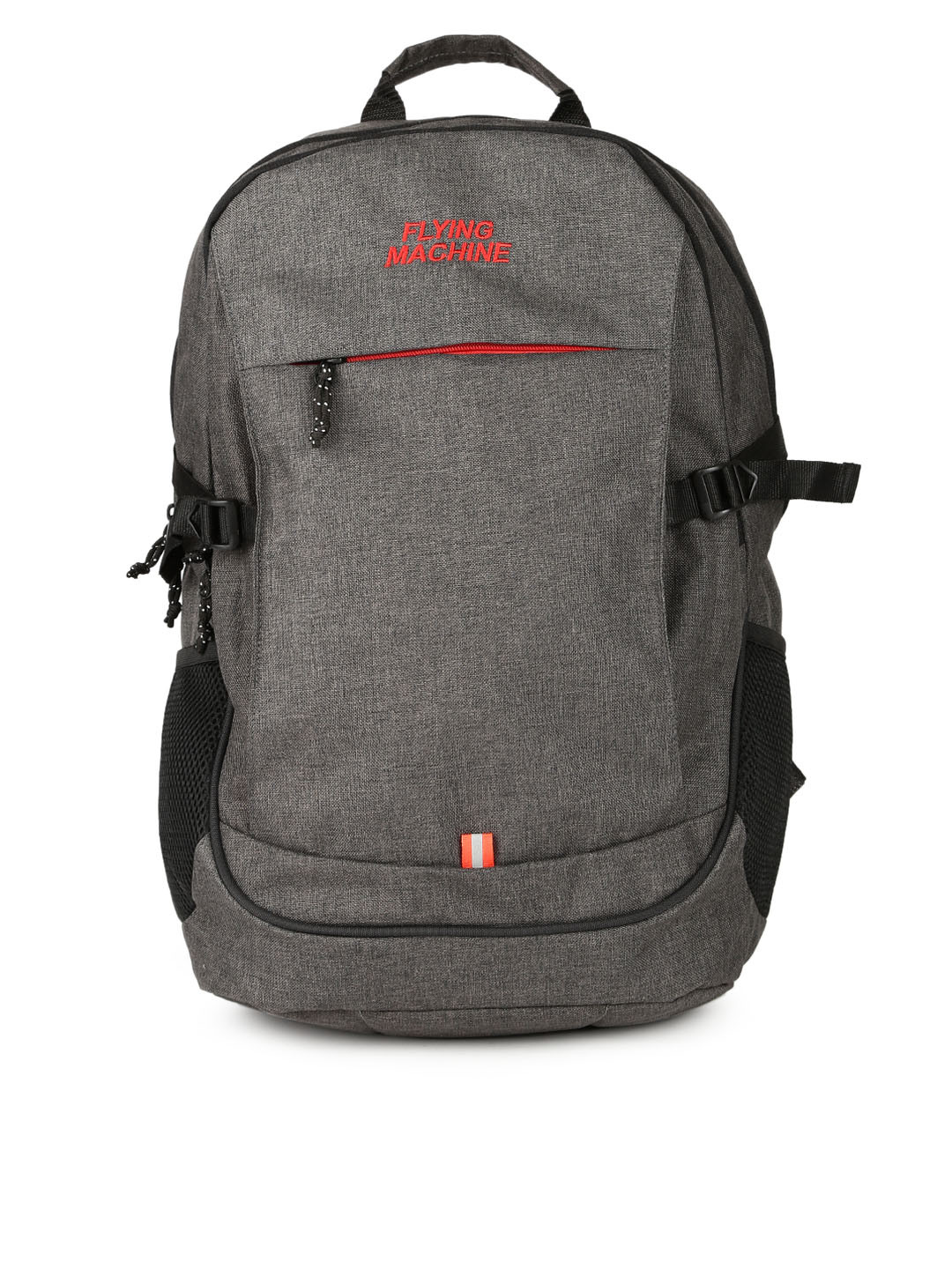 Buy Flying Machine Men Grey Solid Backpack - Backpacks for Men 2214668 ...