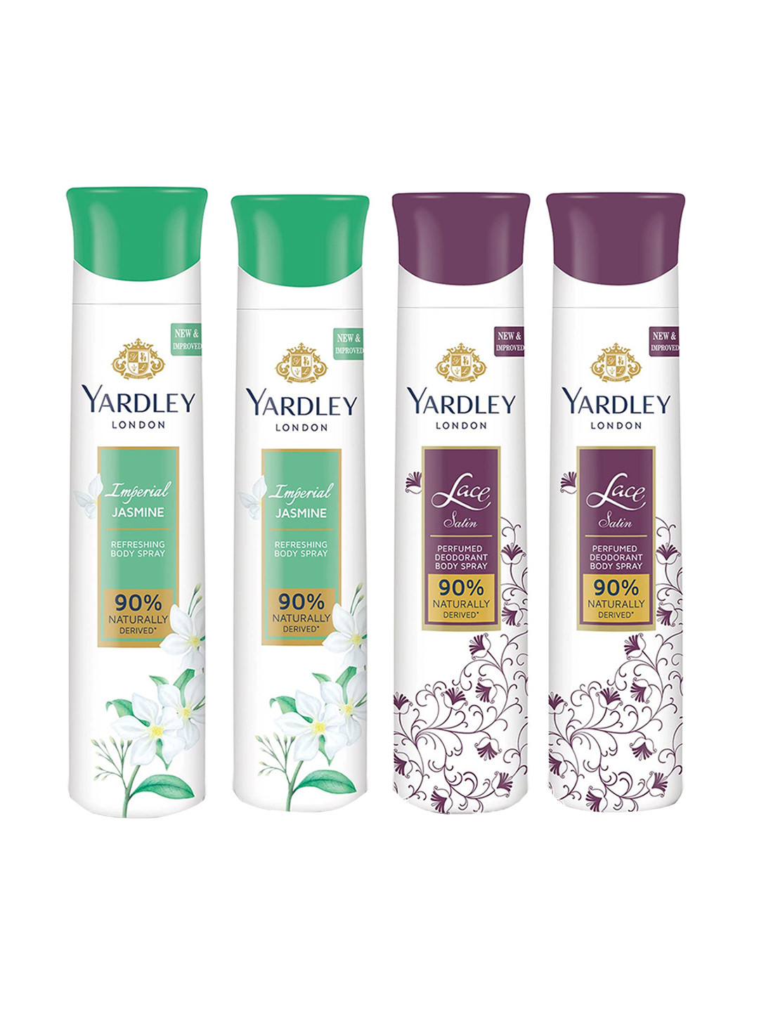 Buy YARDLEY LONDON Pack Of 4 Lace Satin And Imperial Sandalwood ...
