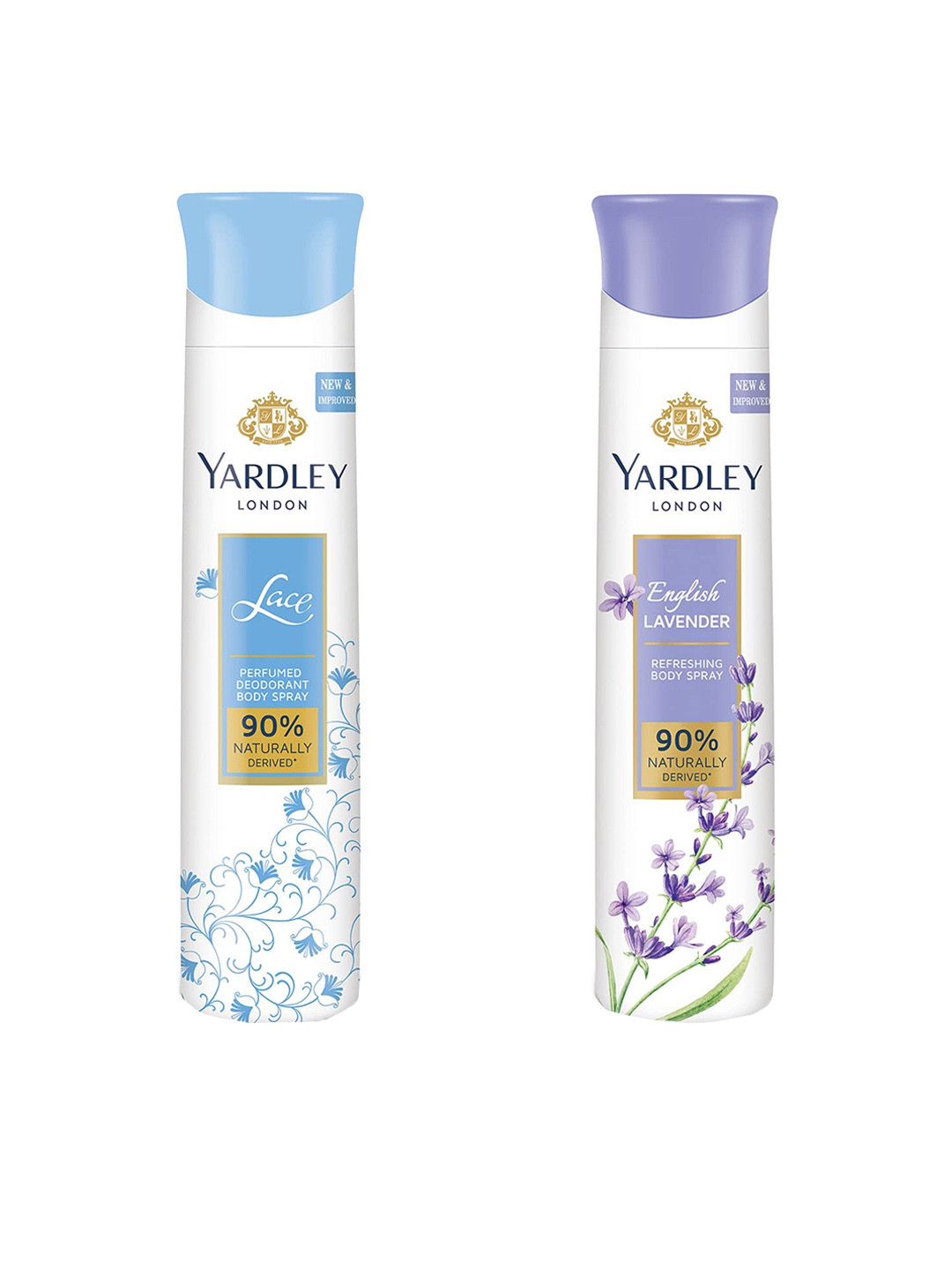 Buy YARDLEY LONDON Women Set Of English Lavender & Lace Body Spray 150 ...