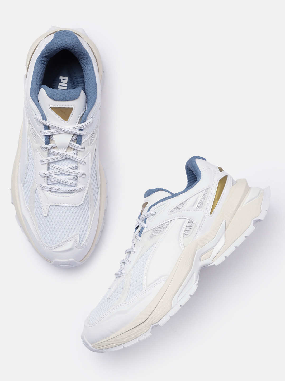 Buy Puma Unisex Mesh Vamp Leather Sneakers - Casual Shoes for Unisex ...