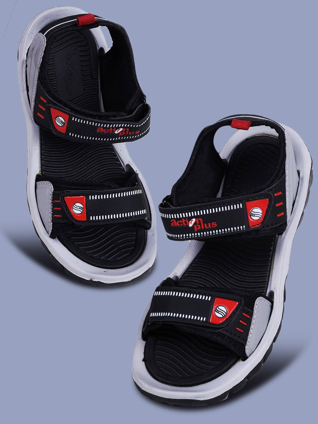 Buy Action Plus Men Floater Velcro Closure Sports Sandals - Sports ...