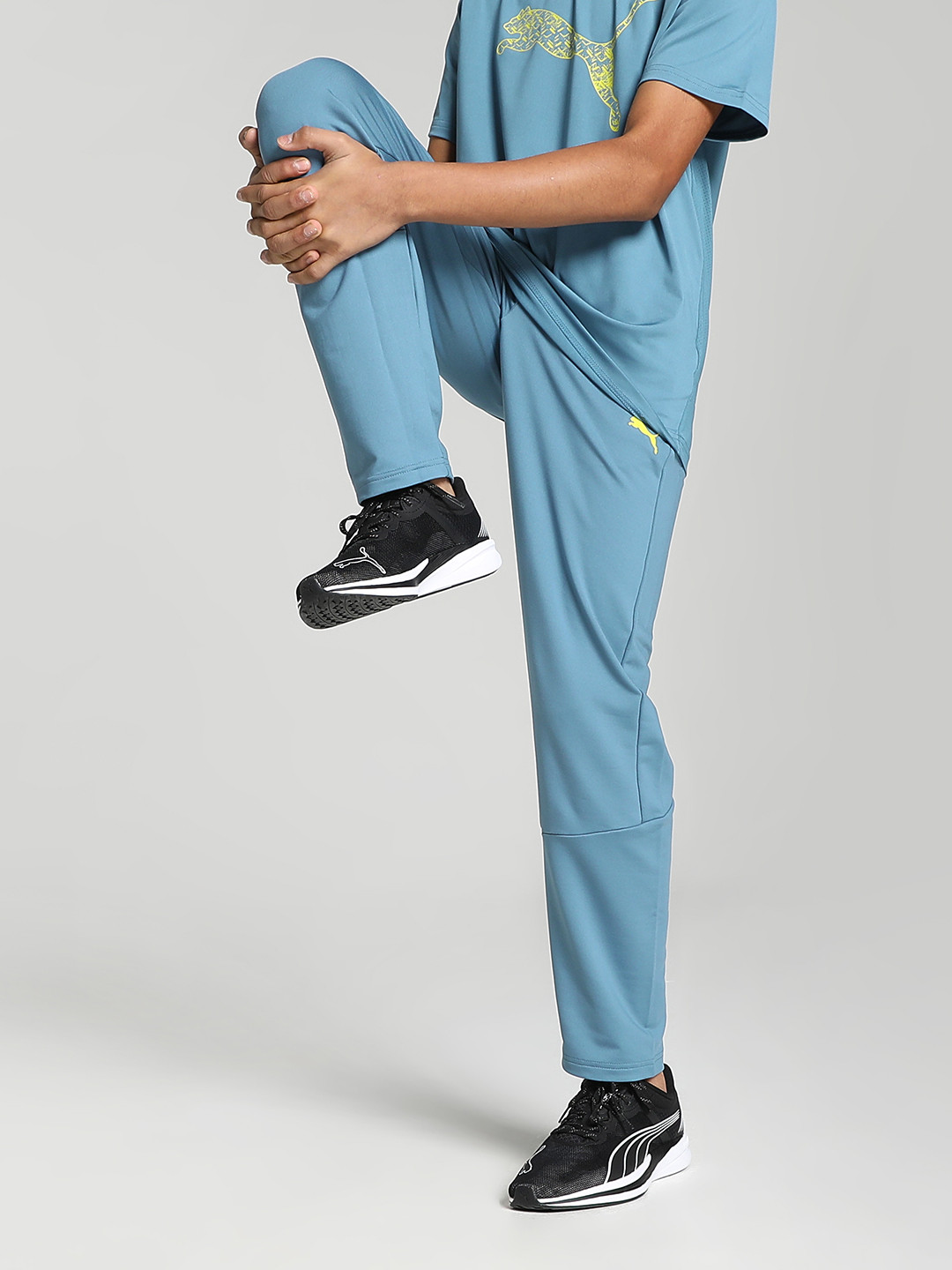 Buy One8 X PUMA Boys Virat Kohli Active Regular Fit Track Pants - Track ...