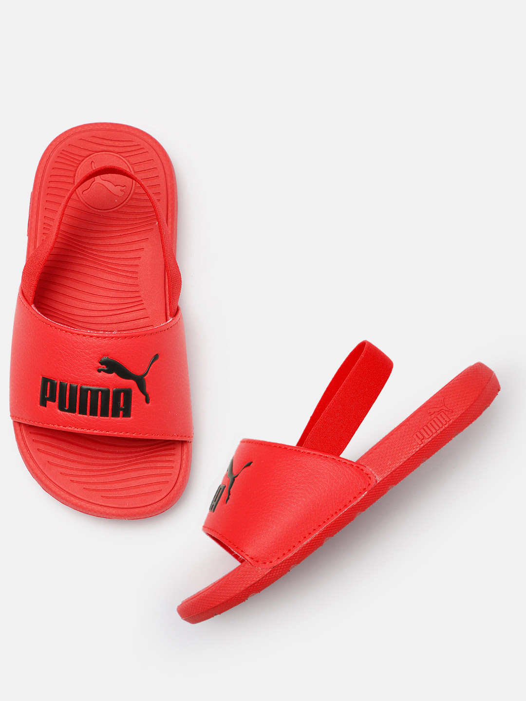 Buy Puma Kids Printed Sliders With Backstrap - Flip Flops for Unisex ...