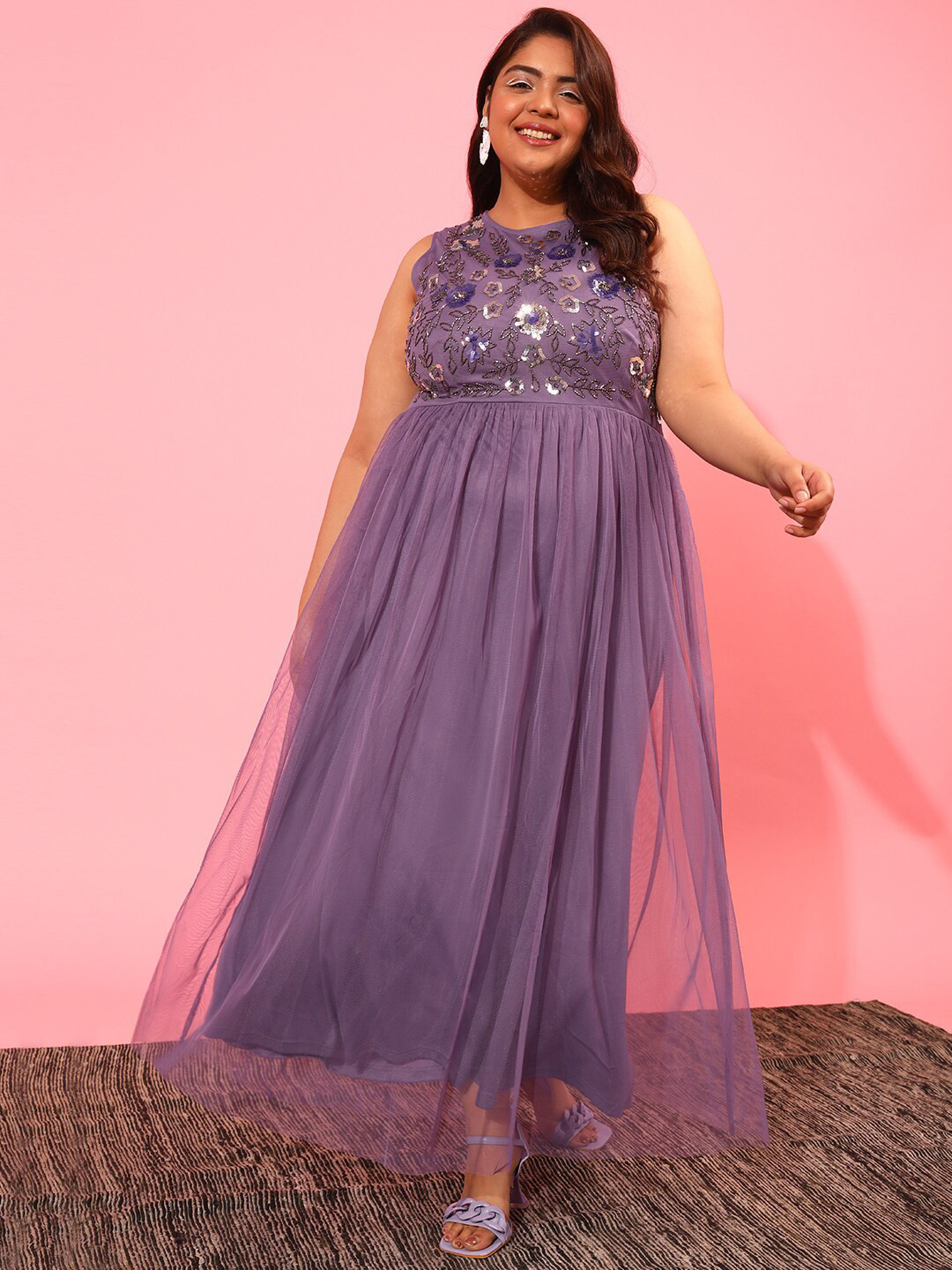 Buy CURVY STREET Net Sheath Dress - Dresses for Women 22165562 | Myntra