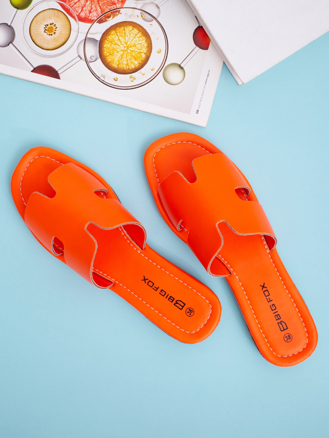 Buy Big Fox Women No Back Strap Open Toe Flats Flats For Women 22169644 Myntra