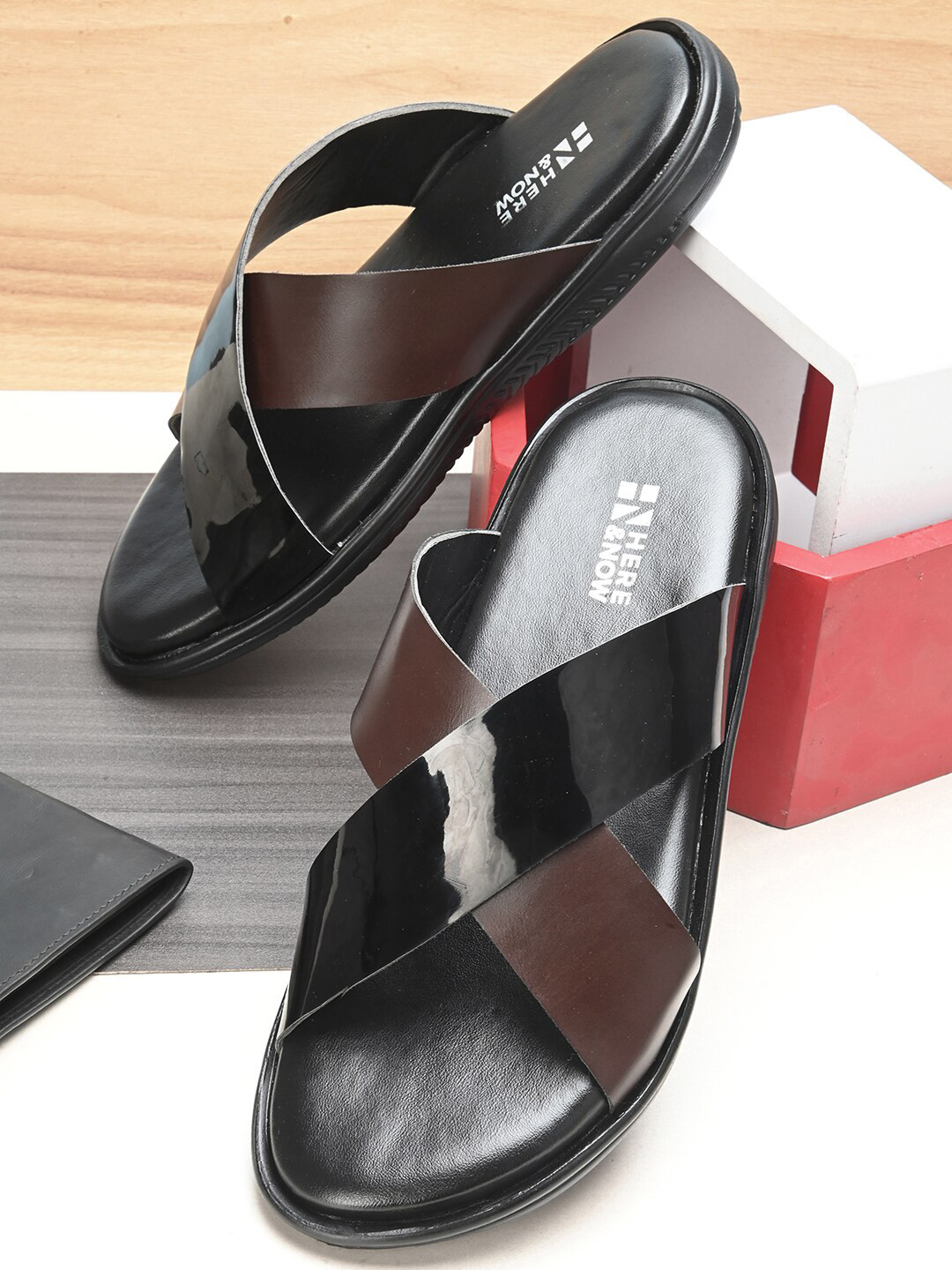 Buy HERE&NOW Men Open Toe Comfort Sandals - Sandals for Men 22169682 ...