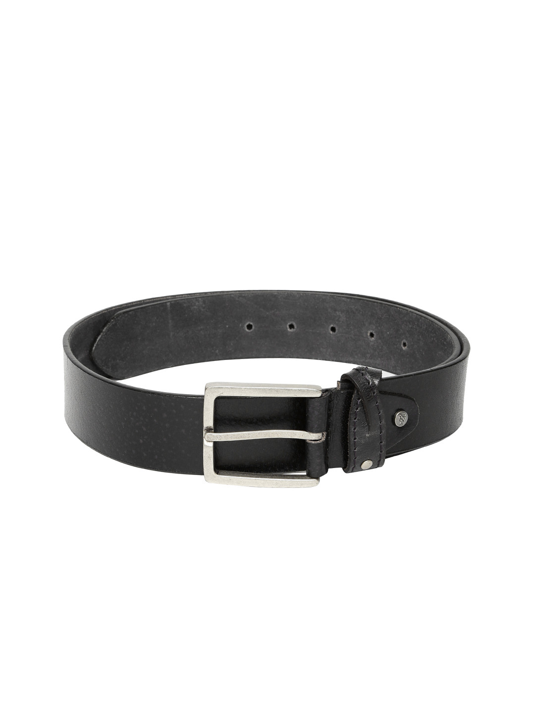 Buy Flying Machine Men Black Leather Belt - Belts for Men 2217292 | Myntra