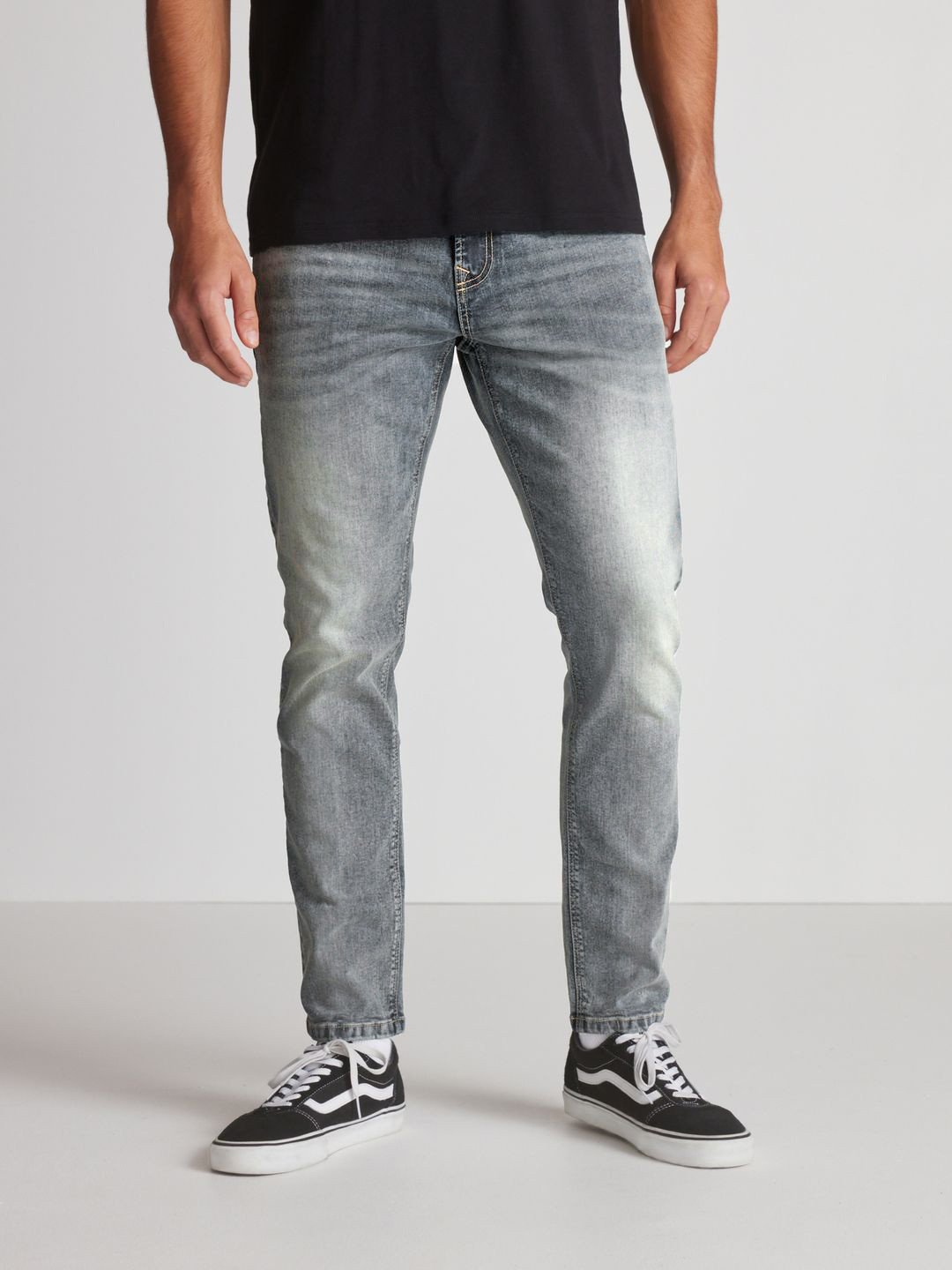 Buy NEXT Men Slim Fit Heavy Fade Stretchable Jeans - Jeans for Men ...